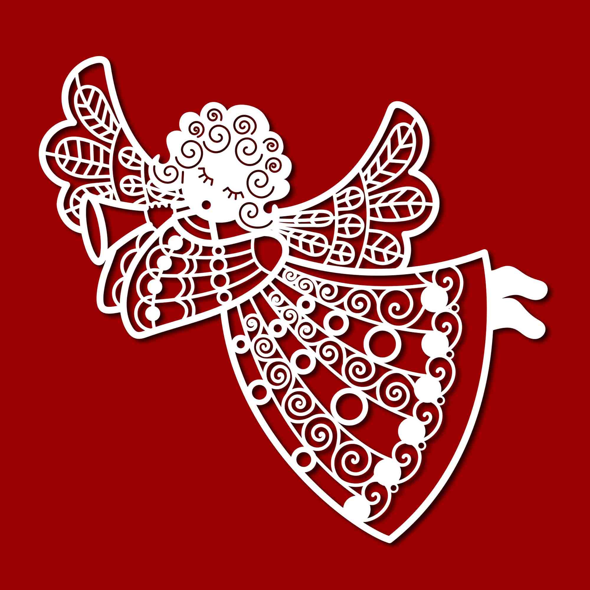 Angel svg, angel dxf, angel png, christmas angel svg, angel - Inspire ...