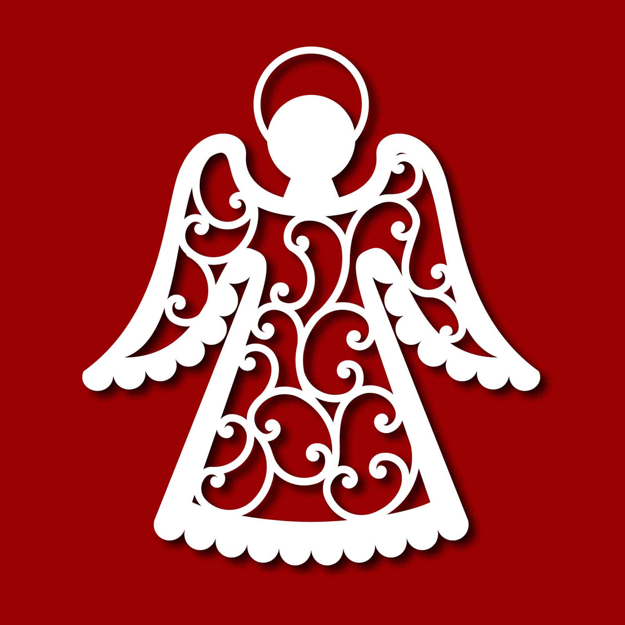 Angel svg, angel dxf, angel png, christmas angel svg, angel - Inspire ...
