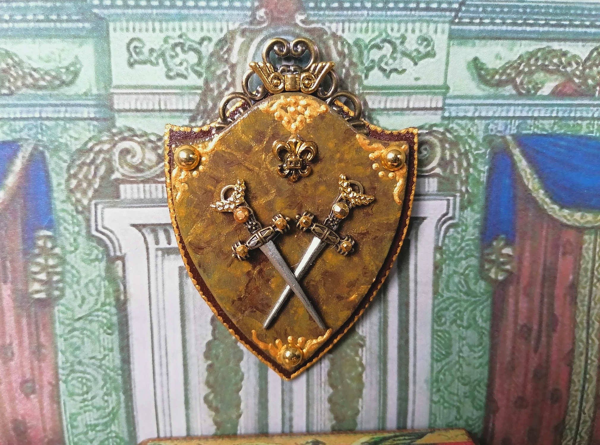 Panel with weapons. Puppet miniature.1:12 scale. - Inspire Uplift