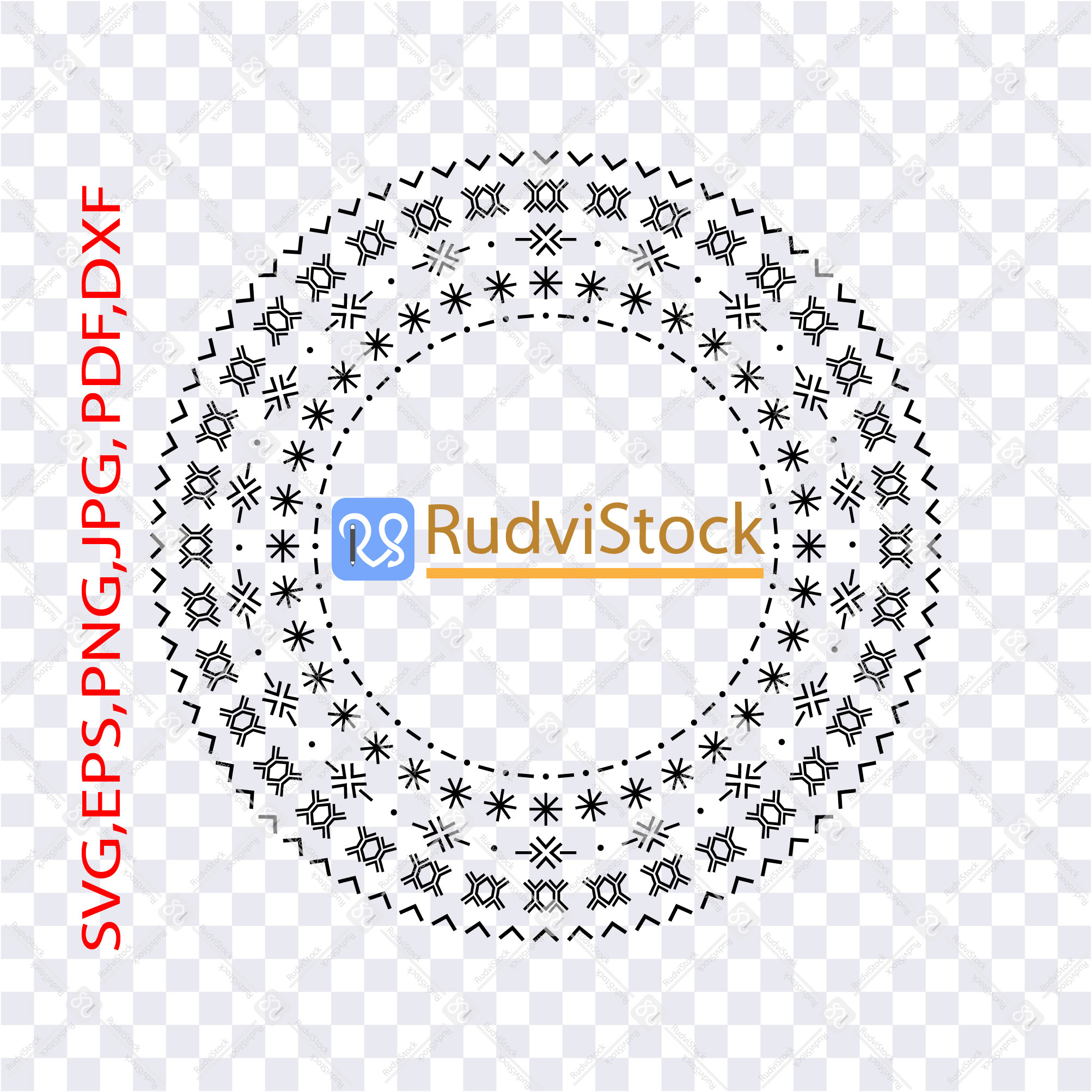 Malu tattoo Pattern Circle frame - Inspire Uplift