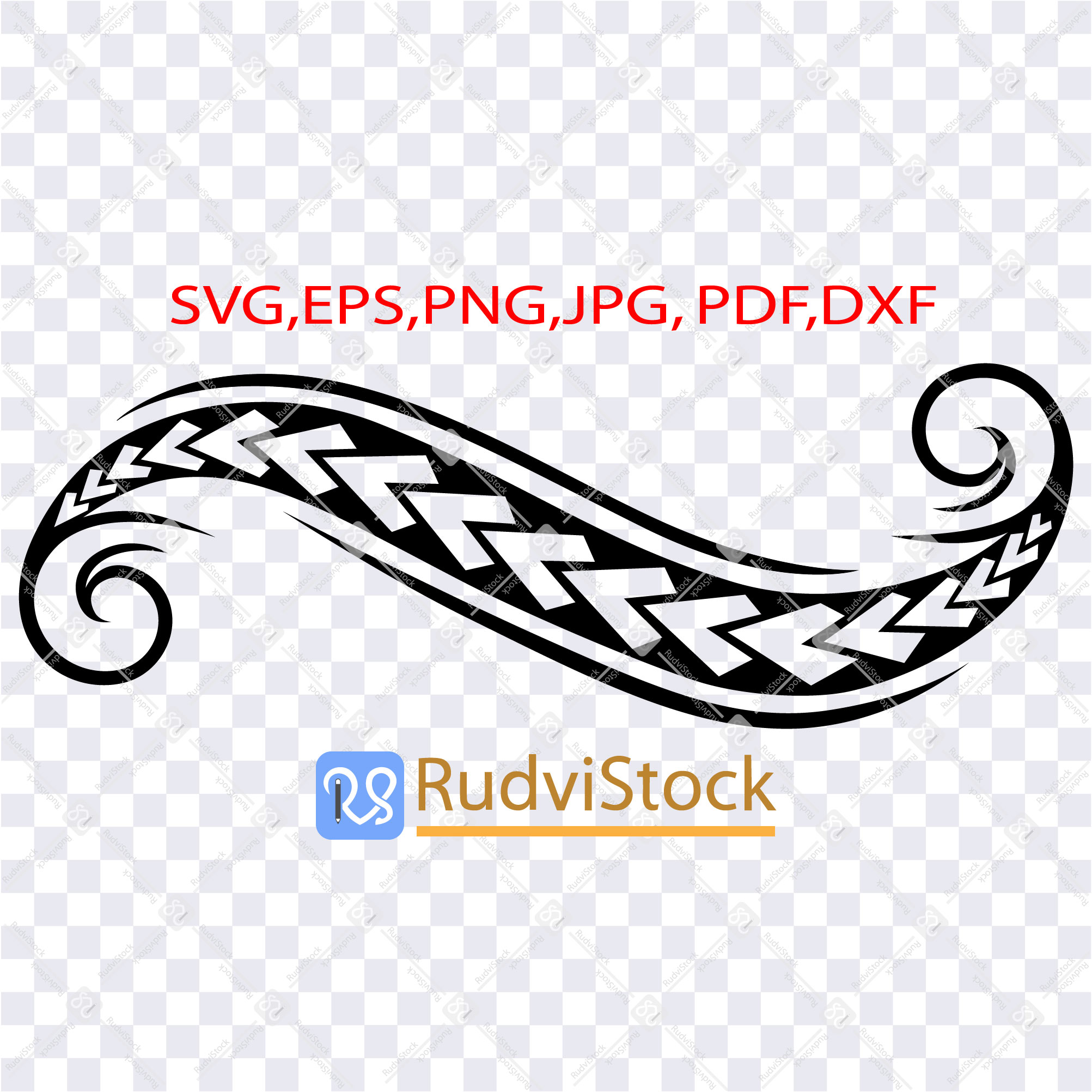 Polynesian maori ribbon tribal tattoo designs | Inspire Uplift