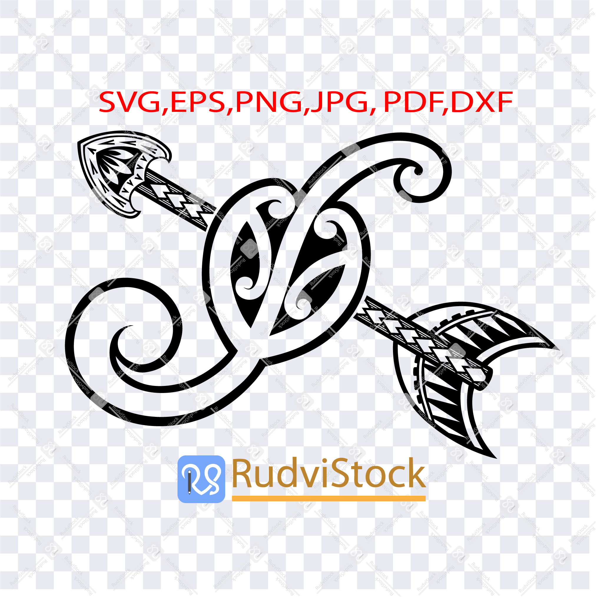 Maori Koru and arrow tribal tattoo polynesian designs | Inspire Uplift