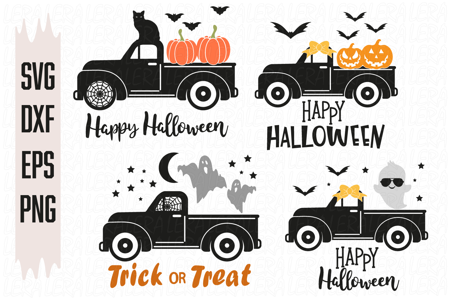 Halloween Truck Svg, Scary Pumpkin Truck Svg, Fall Truck Svg | Inspire ...