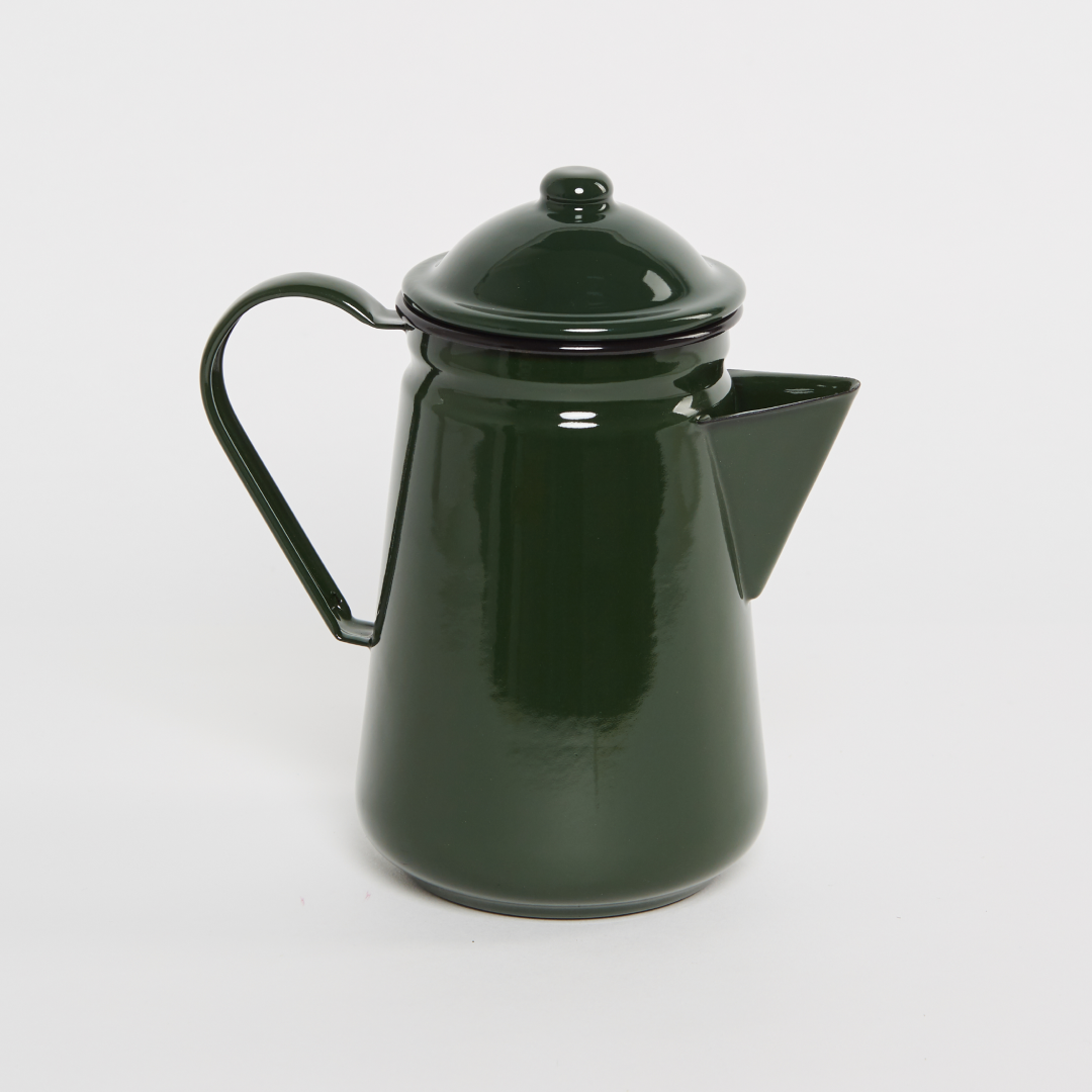 Green Enamel Coffee Pot - Inspire Uplift