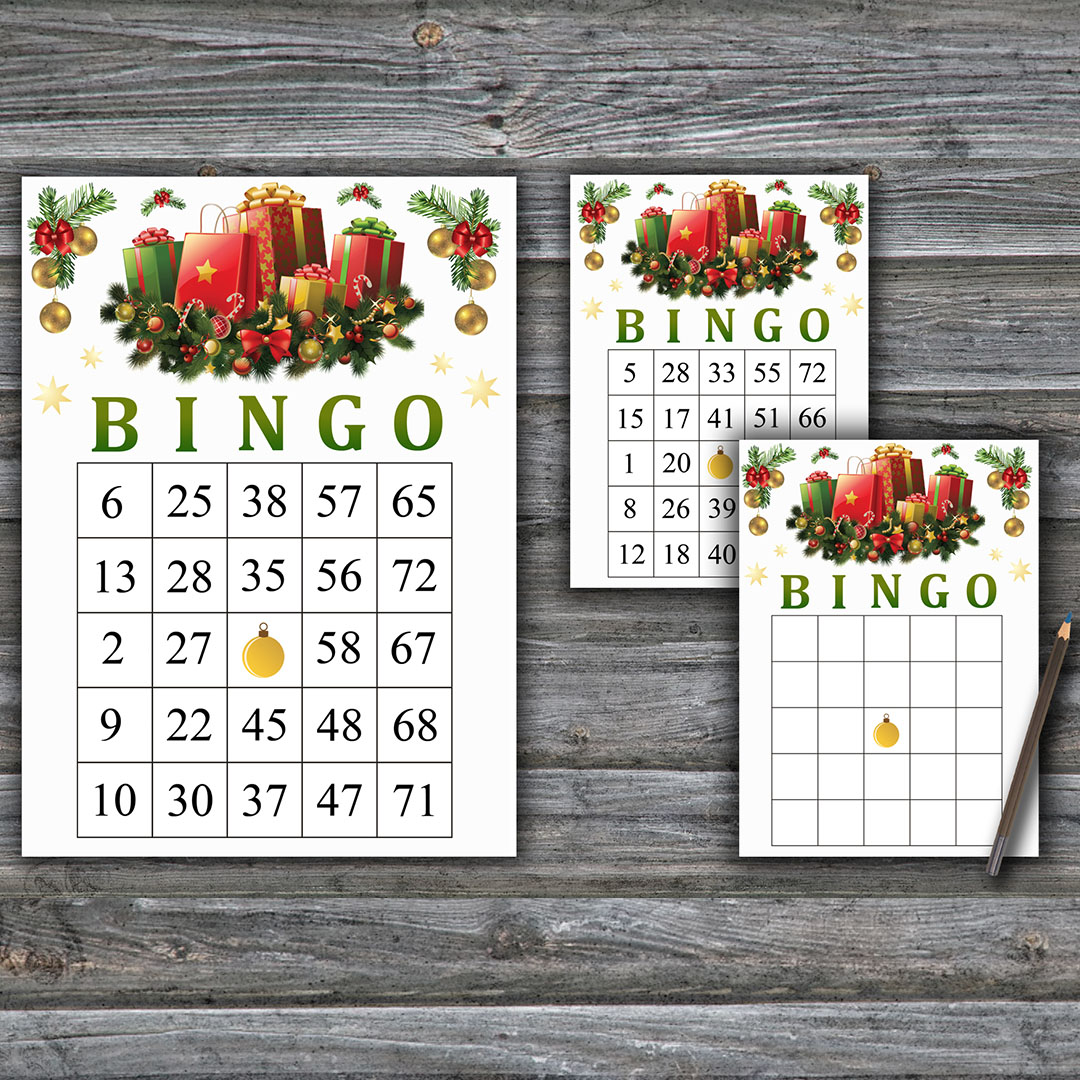 Christmas presents bingo game,Christmas bingo game card,Chri | Inspire ...