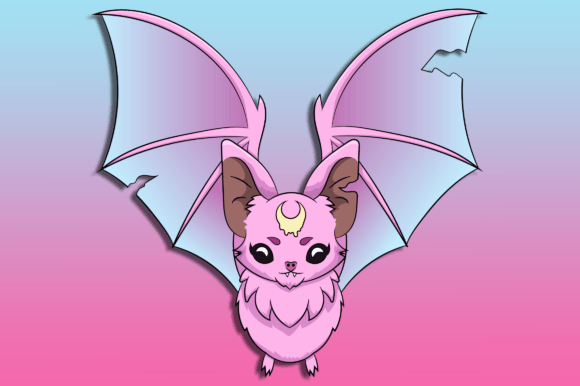 Creepy Gothic Bat Graphic | Inspire Uplift