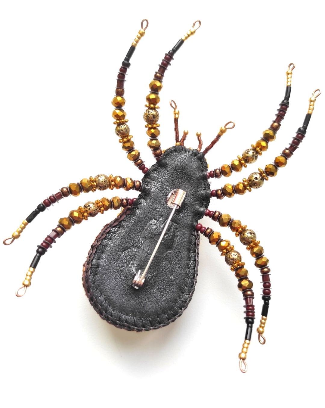 Beaded insect brooch, insect pin, mooth brooch, butterfly br - Inspire ...