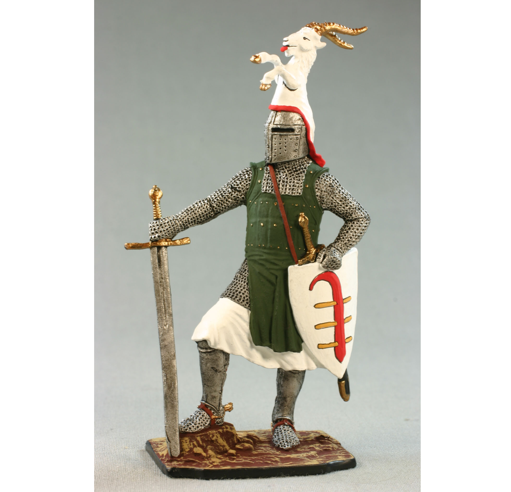 Painted Collectible Tin Toy Soldier 54 mm knight miniature f | Inspire ...