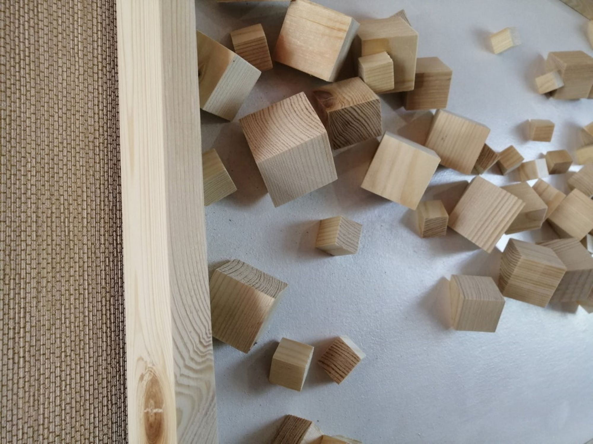 3D wall sculpture art wood, Modern wood wall art - Inspire Uplift