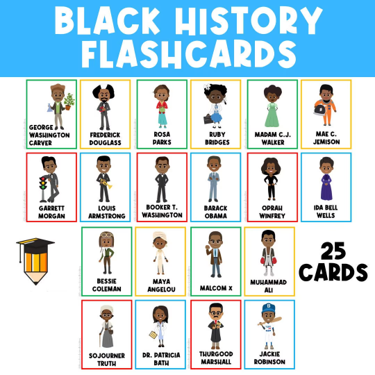 Black History Activity Bundle | Coloring Pages | Flashcards | Inspire ...