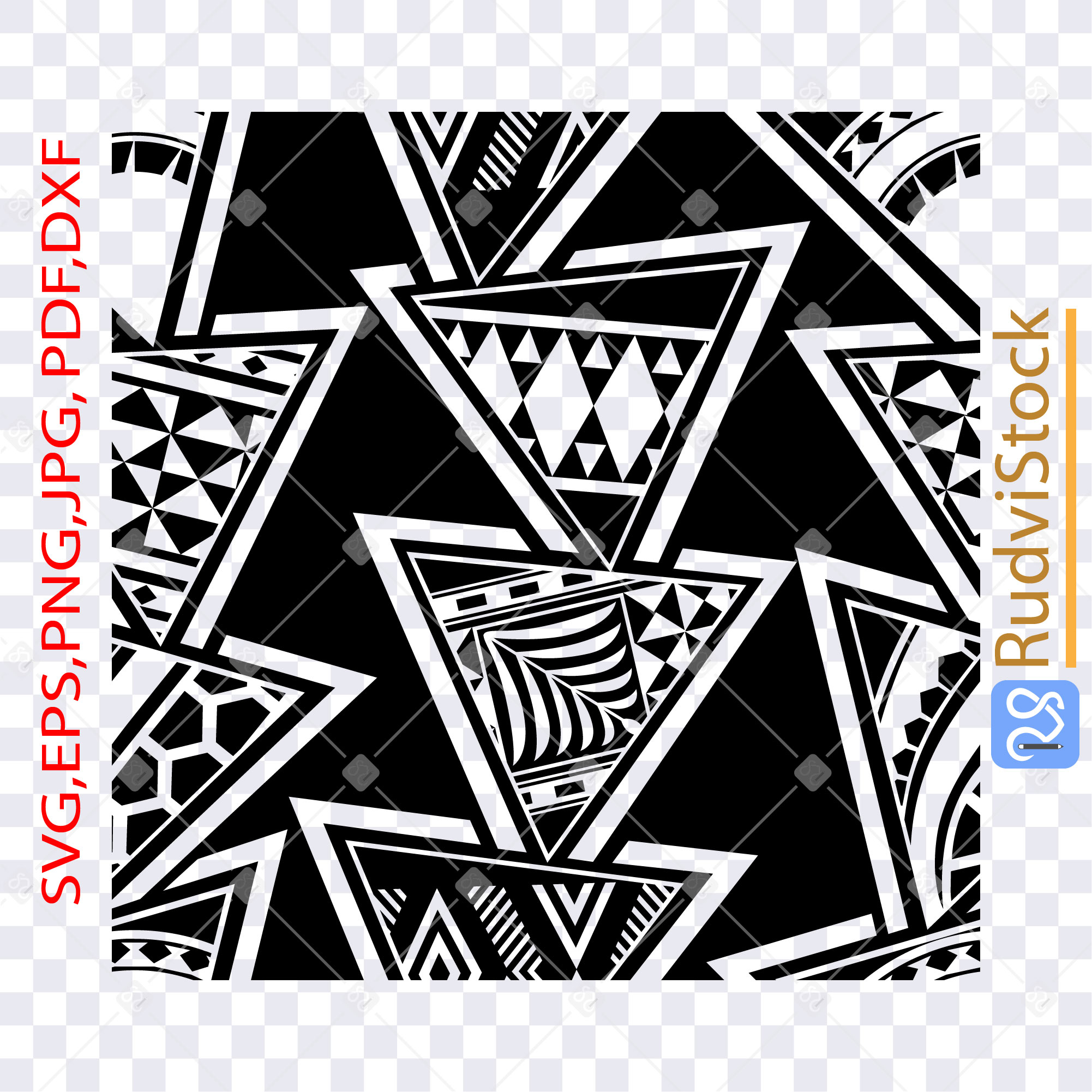 Polynesian seamless tribal background | Inspire Uplift