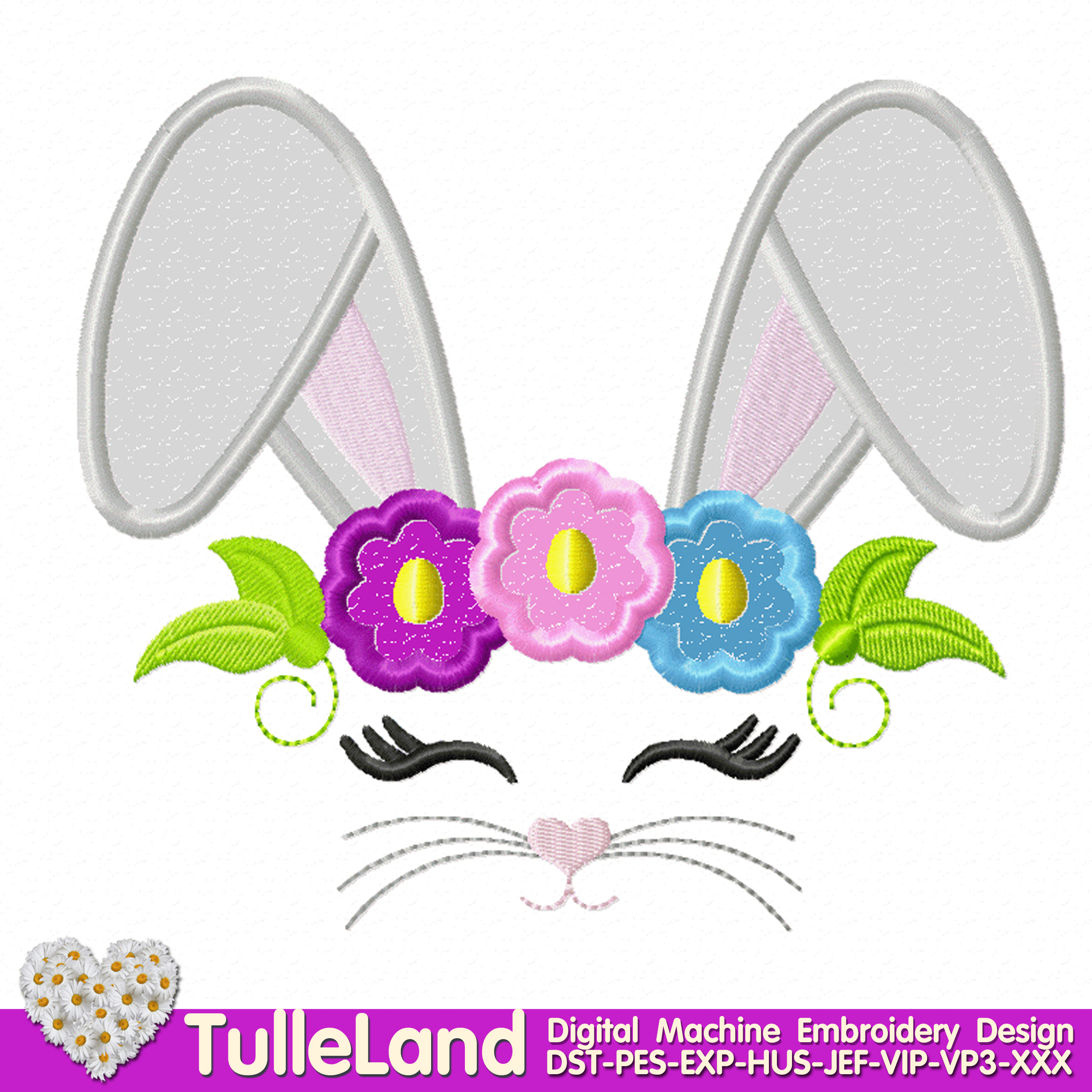 The cute face of the Easter Bunny Egg Rabbit Easter Design - Inspire Uplift