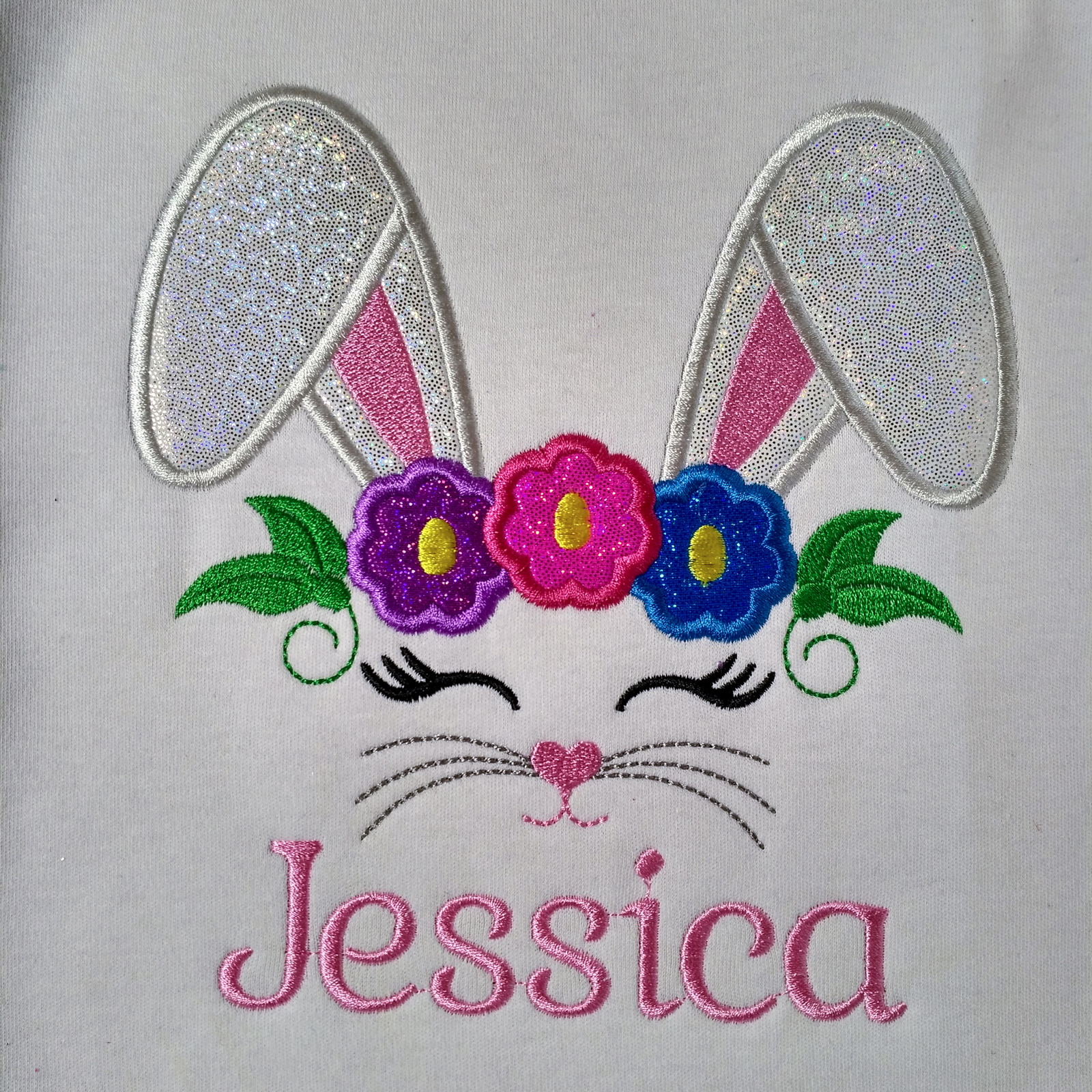 The cute face of the Easter Bunny Egg Rabbit Easter Design - Inspire Uplift