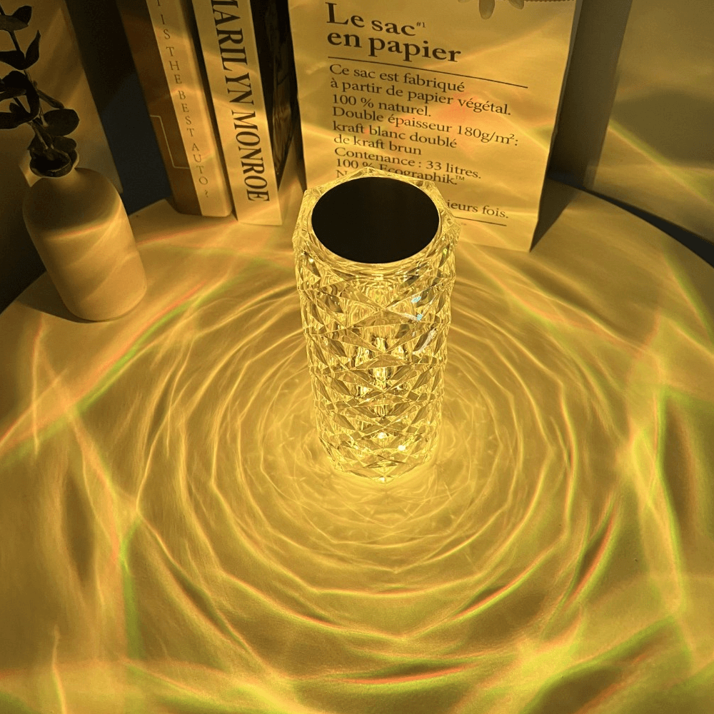 3 Light Modes Diamond Pattern Table Lamp - Inspire Uplift