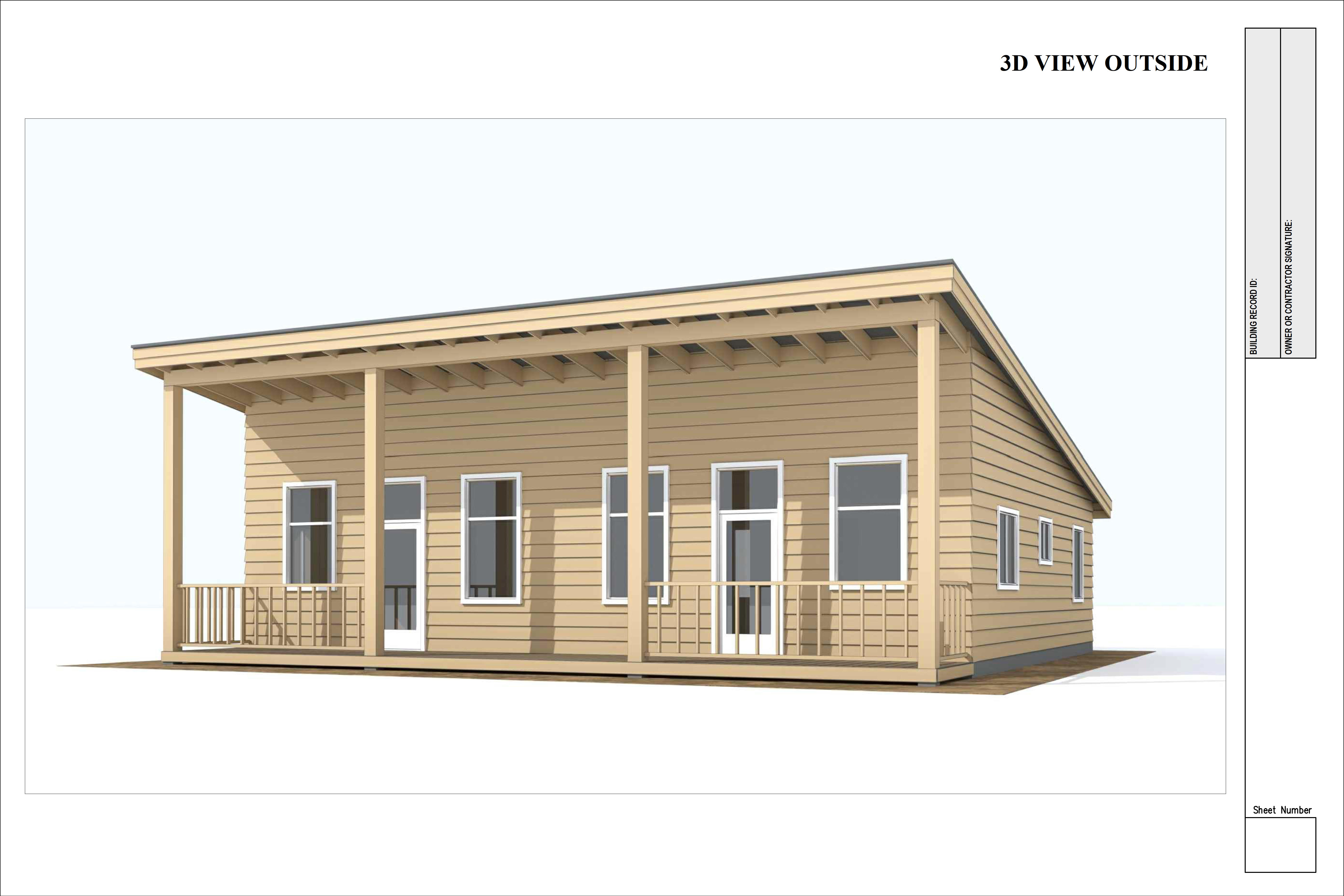 39' x 37' Twin house plan set - Inspire Uplift