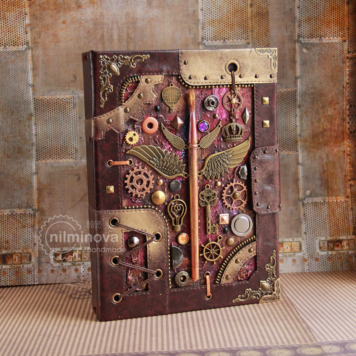 Sketchbook refillable journal A5, Christmas gift for Artist - Inspire ...