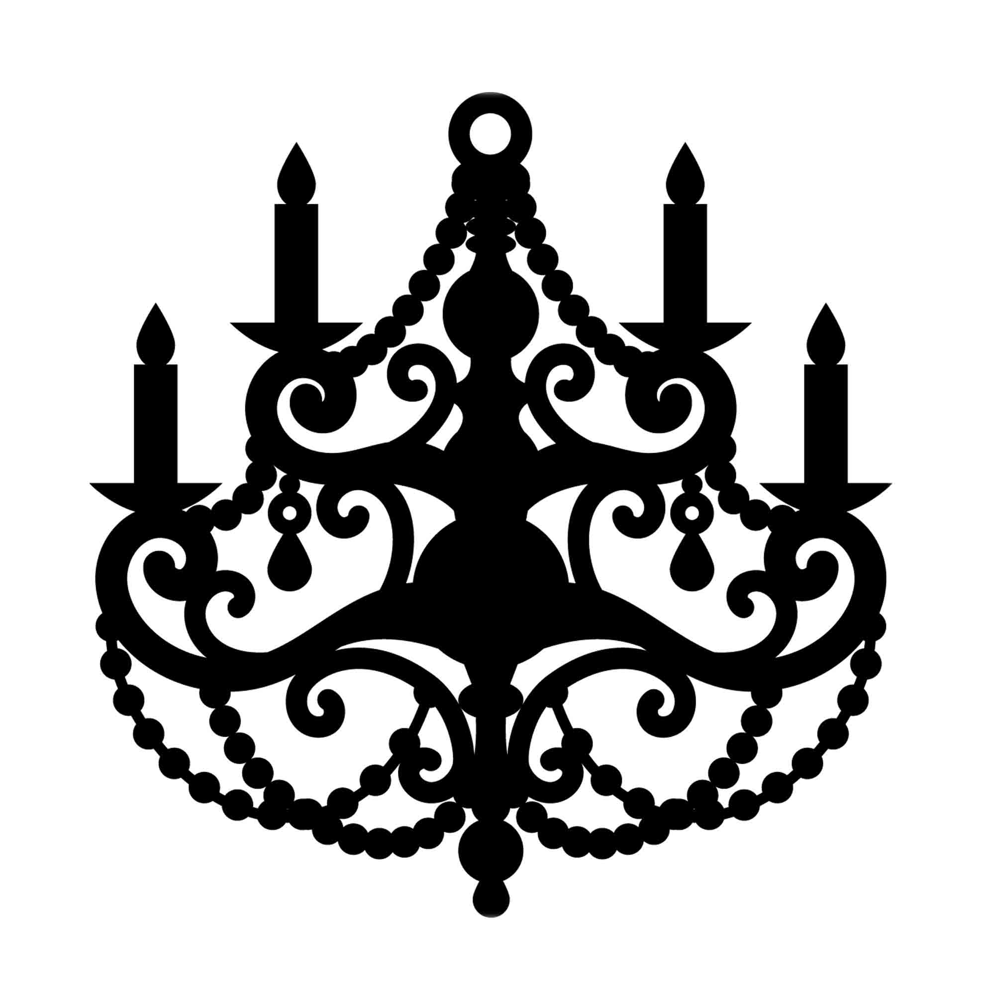 Chandelier svg, chandelier template, chandelier dxf, chandel - Inspire ...