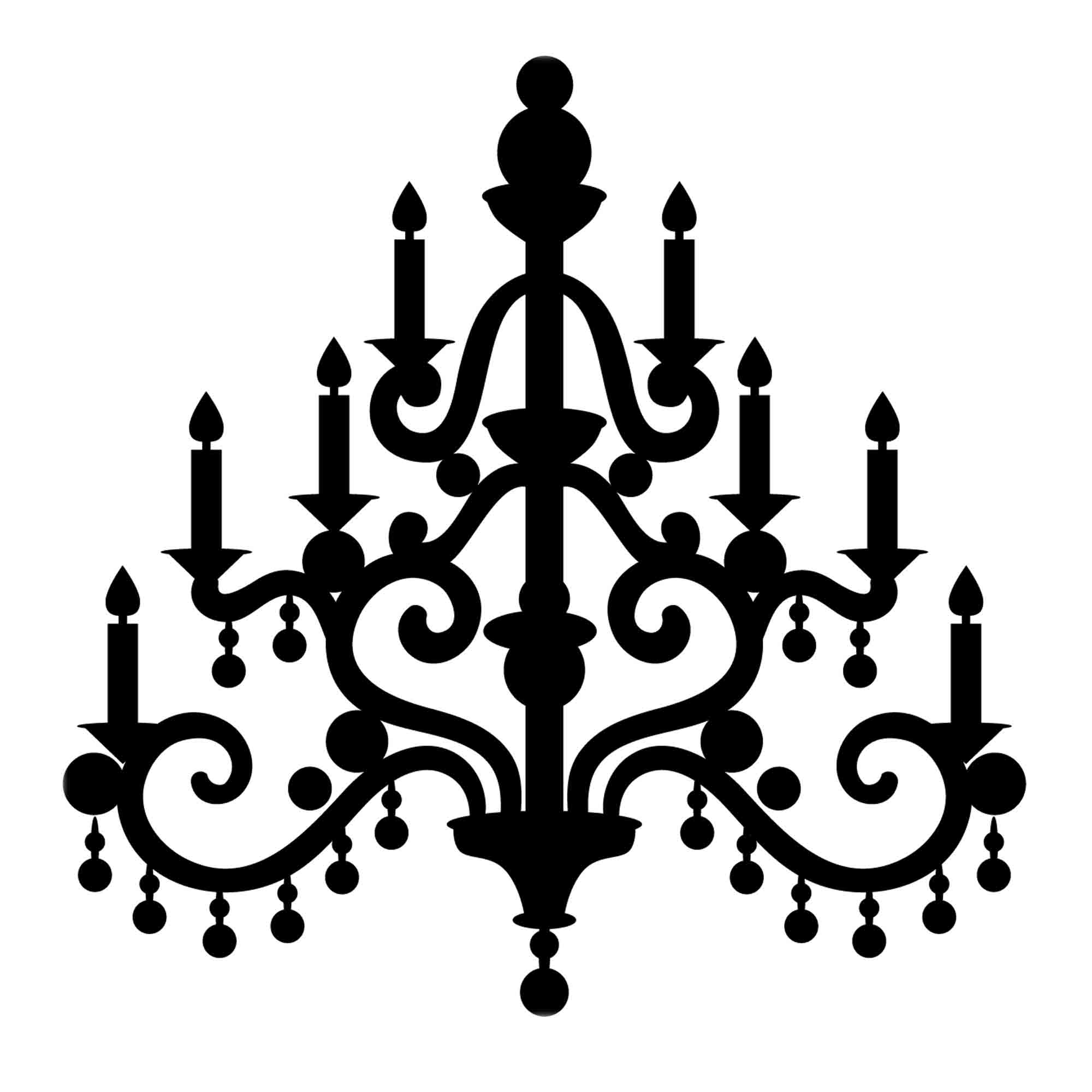 Chandelier svg, chandelier template, chandelier dxf, chandel - Inspire ...