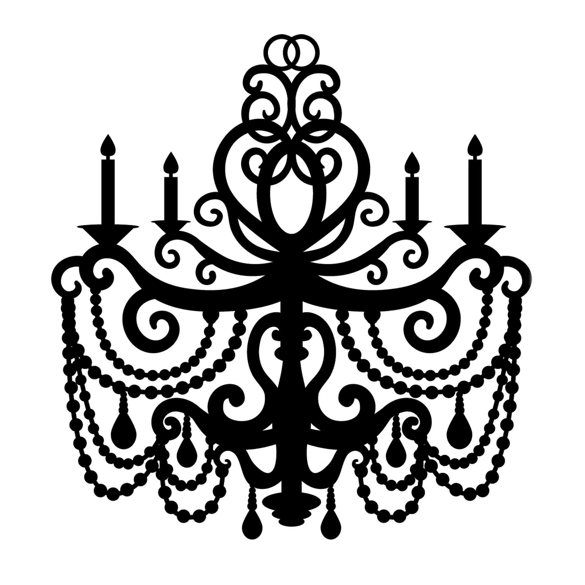 Chandelier svg, chandelier template, chandelier dxf, chandel - Inspire ...
