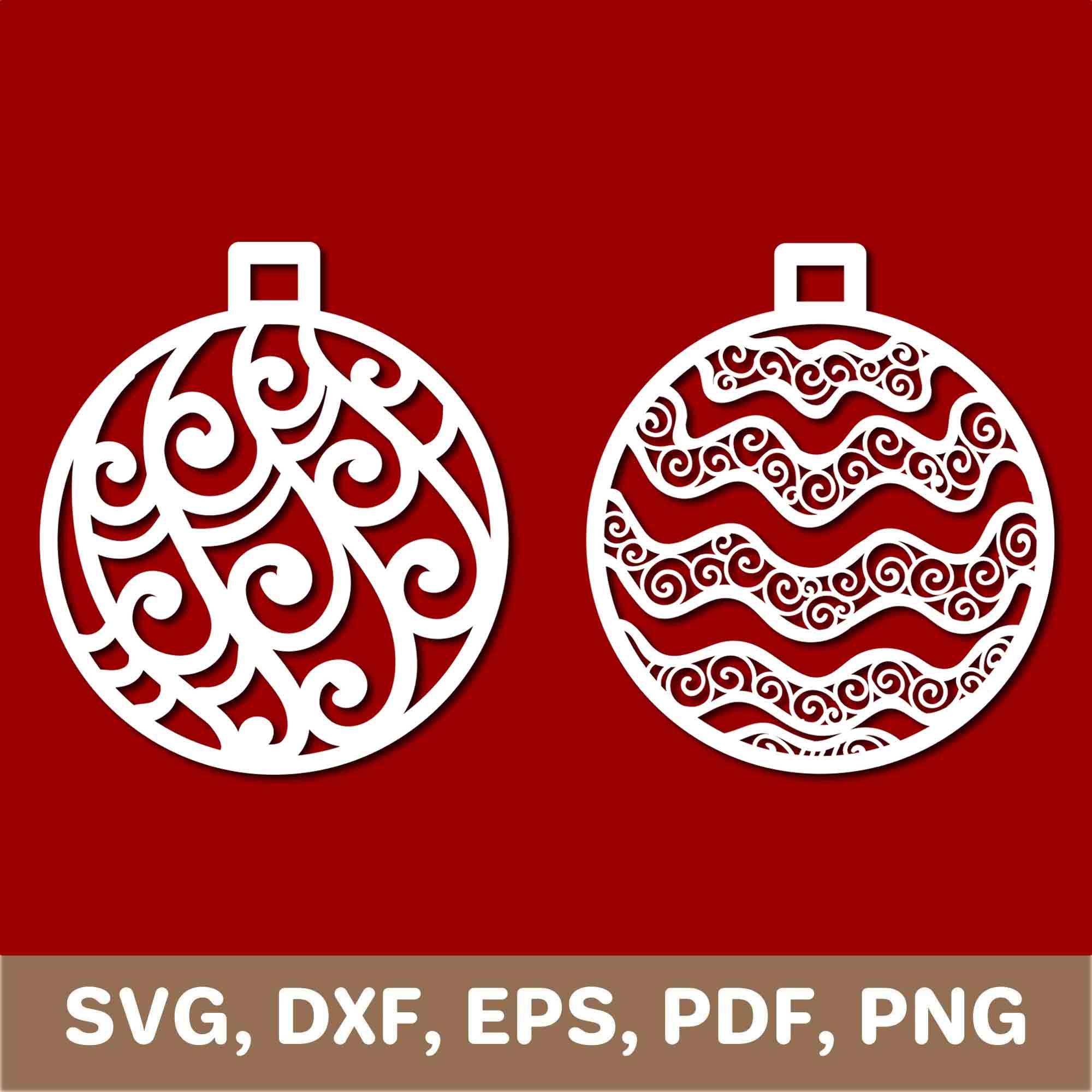 Christmas balls svg, christmas balls dxf, christmas balls pn | Inspire ...