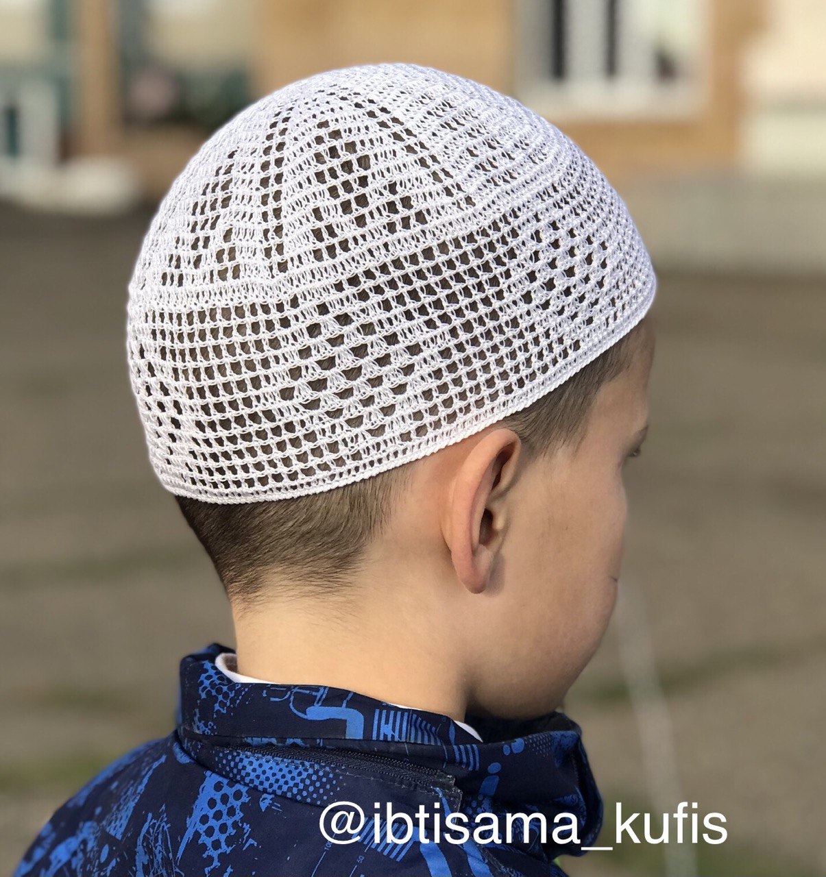 Mens short kufi cap crochet - PDF pattern - Inspire Uplift