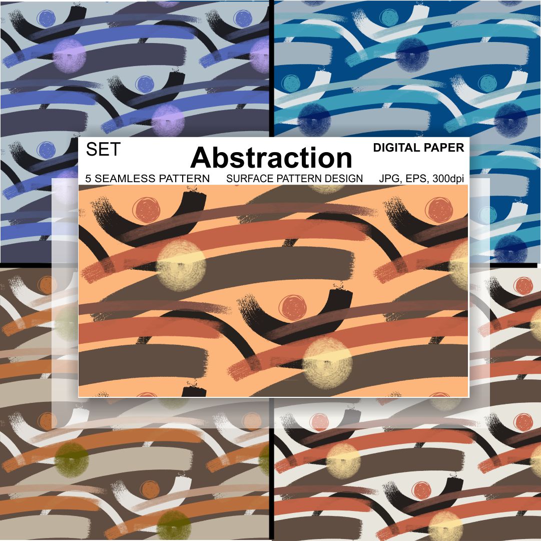 Seamless wallpaper Abstract Scandinavian style pattern Digit - Inspire ...