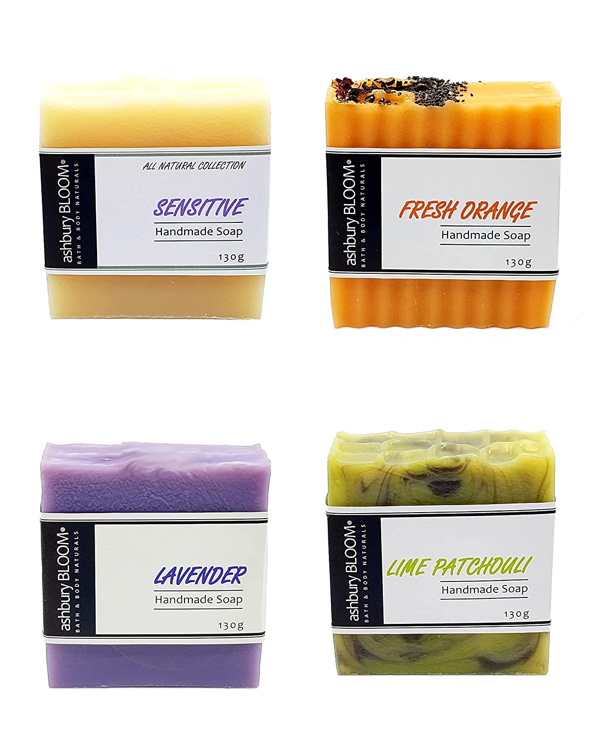 Ashbury Bloom Handmade Soaps - 4 Pack Variety Natural Handma | Inspire ...