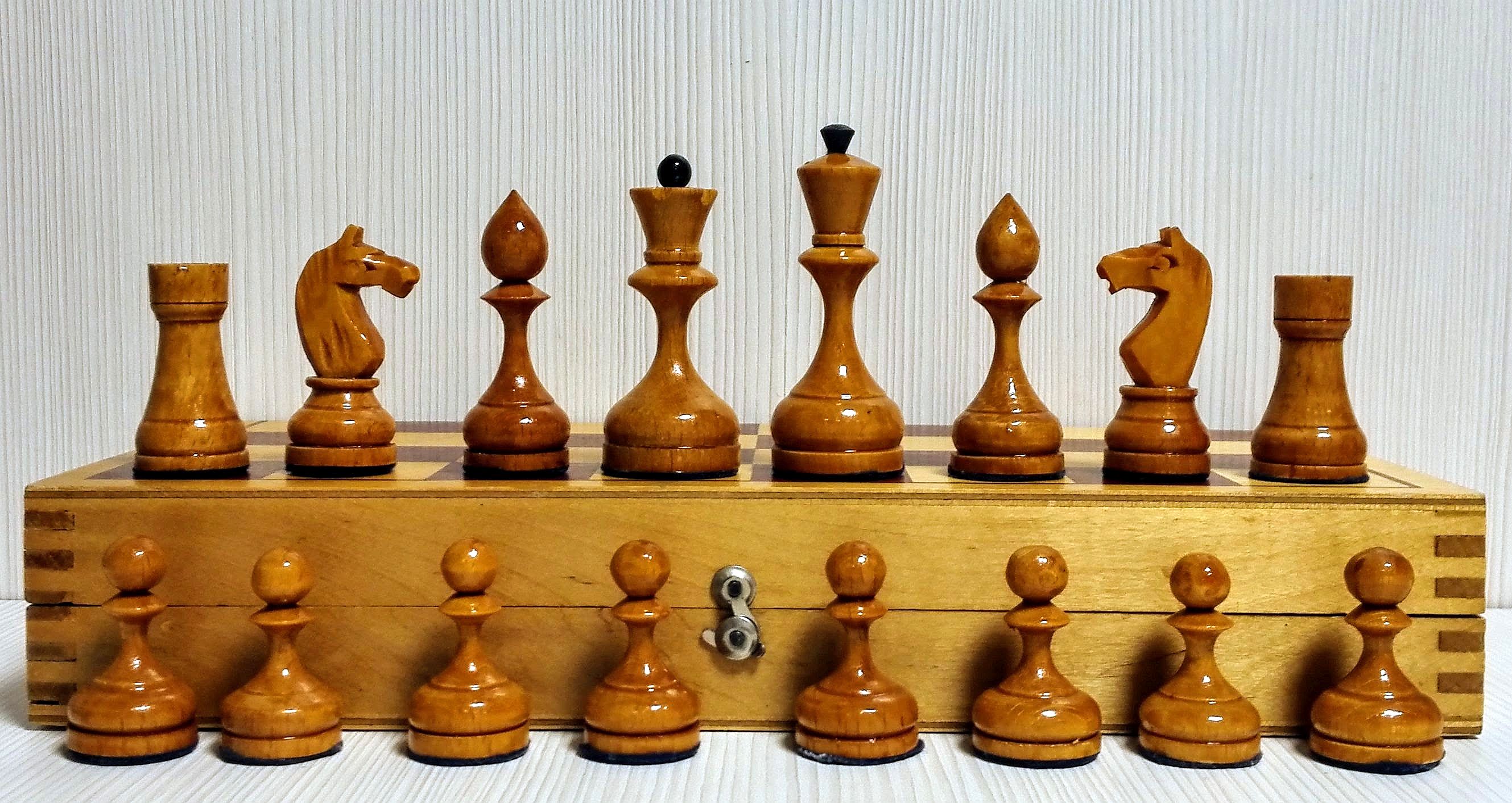 Antique Soviet Wooden Chess. Vintage chess USSR. Chess USSR - Inspire ...