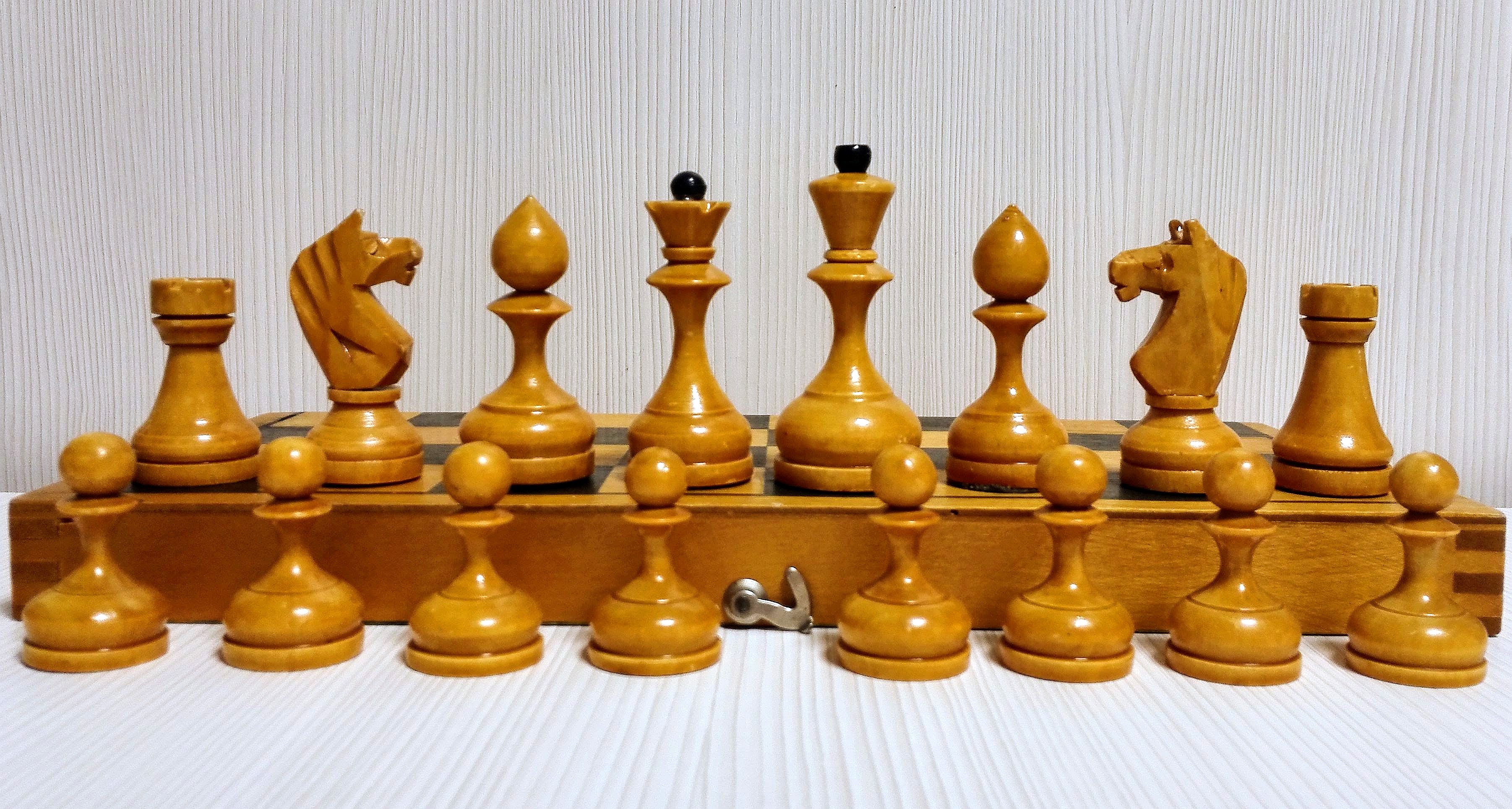 Antique Soviet Wooden Chess set. Russian chess. Chess USSR - Inspire Uplift