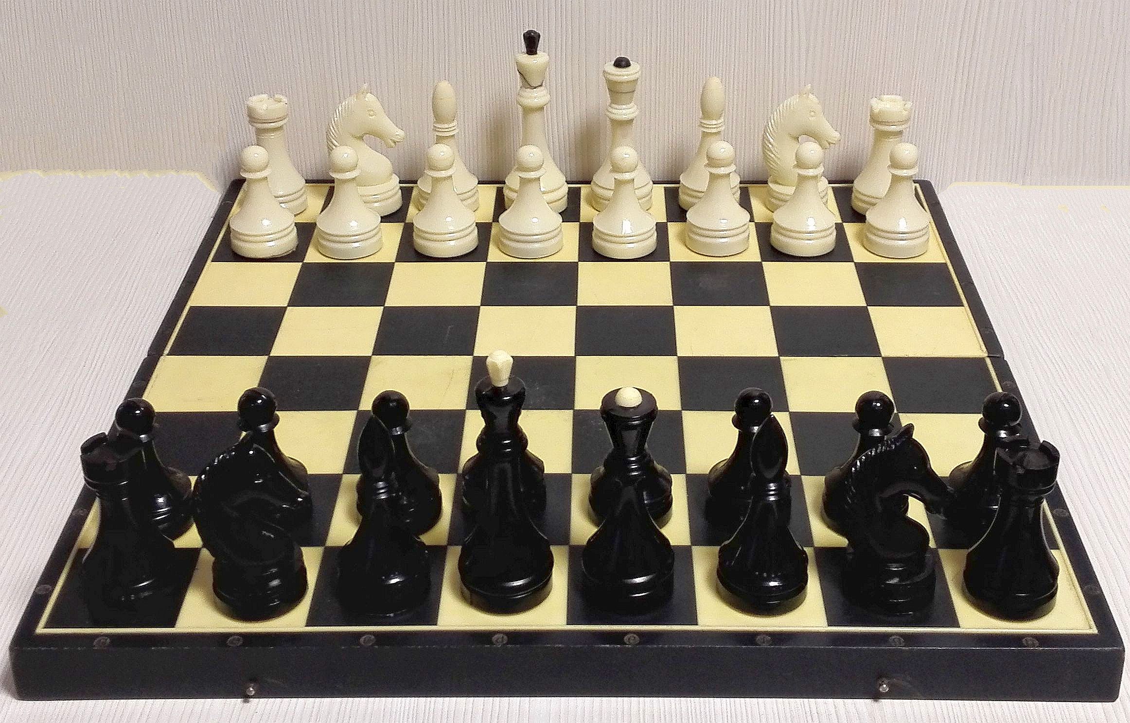 Large Soviet Vintage Chess Set. Antique Russian Chess set - Inspire Uplift