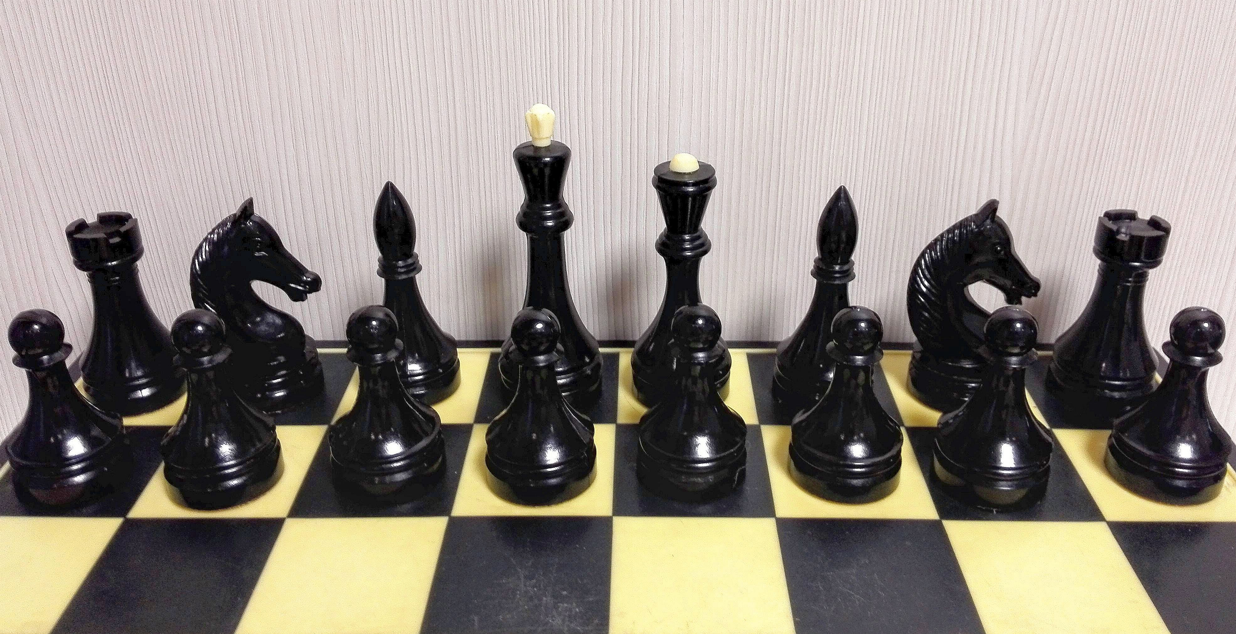 Large Soviet Vintage Chess Set. Antique Russian Chess set - Inspire Uplift