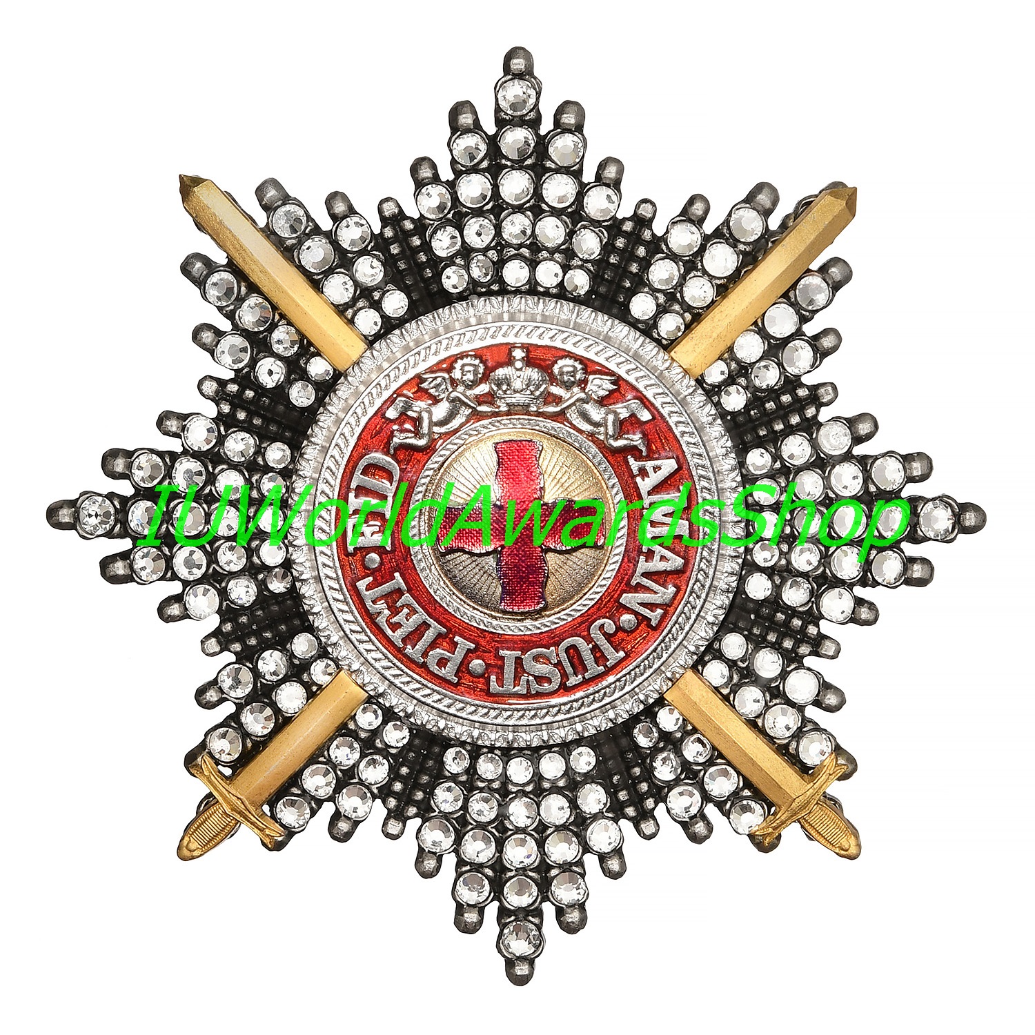 Star of the Order of Saint Anne with rhinestones and swords. | Inspire ...