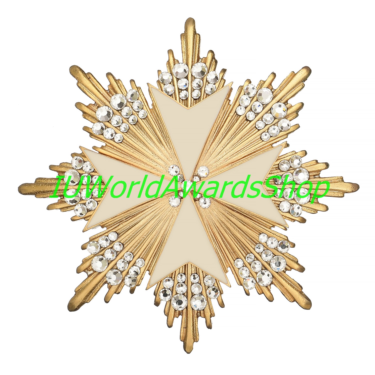 Star of the Maltese cross with rhinestones. Russian empire. | Inspire ...