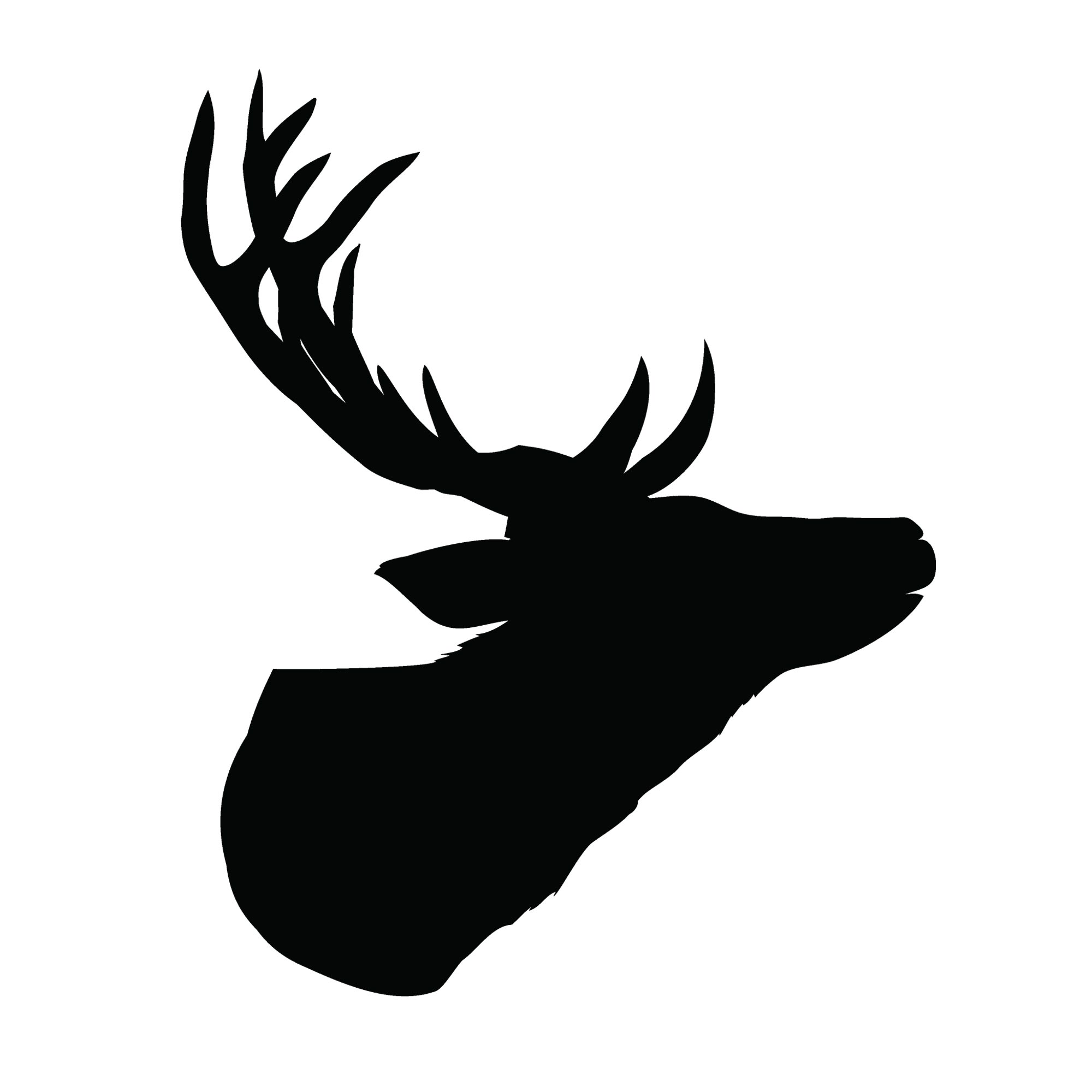 Deer head svg, stag head svg, deer head dxf, stag head dxf, - Inspire ...