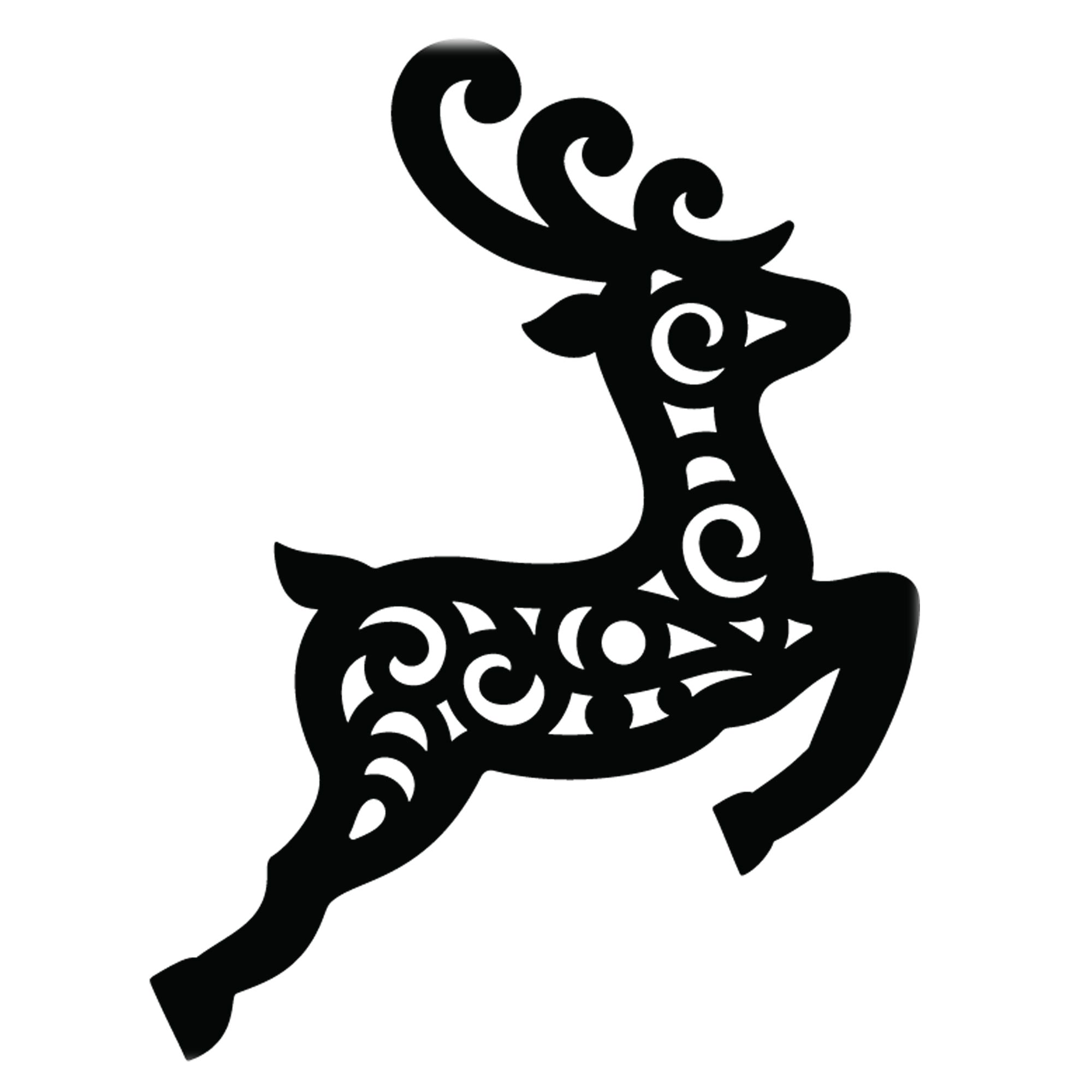 Deer svg, christmas deer svg, deer template, deer dxf, deer - Inspire ...