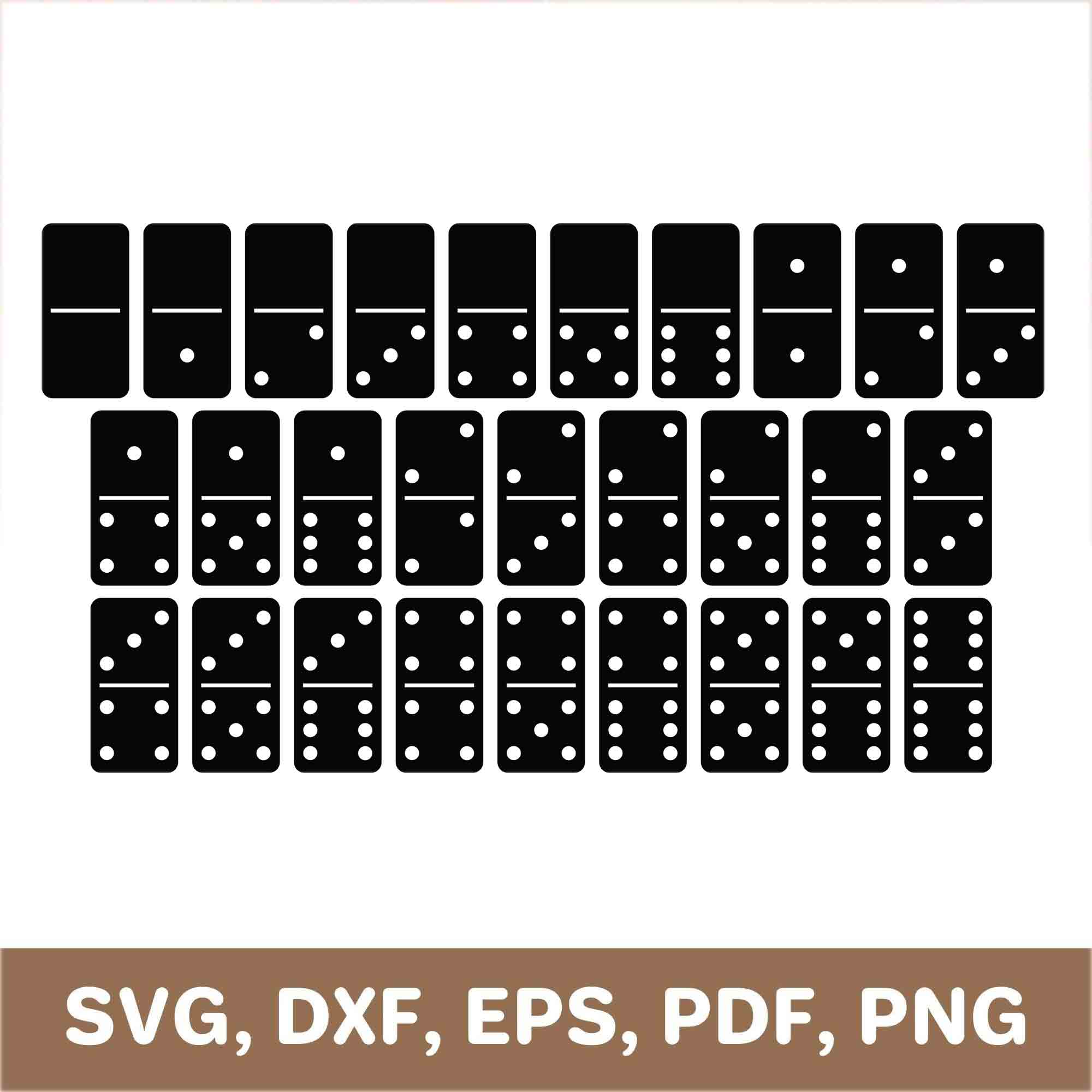 Domino svg, dominoes svg, domino set svg, domino bones svg, - Inspire ...