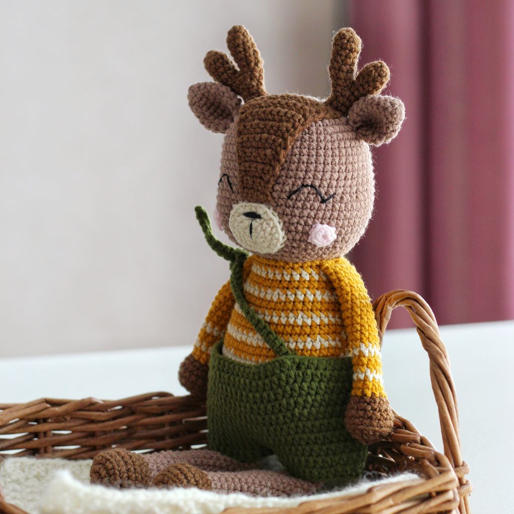 Crochet Deer pattern Amigurumi Reindeer pattern Amigurumi Pa - Inspire ...