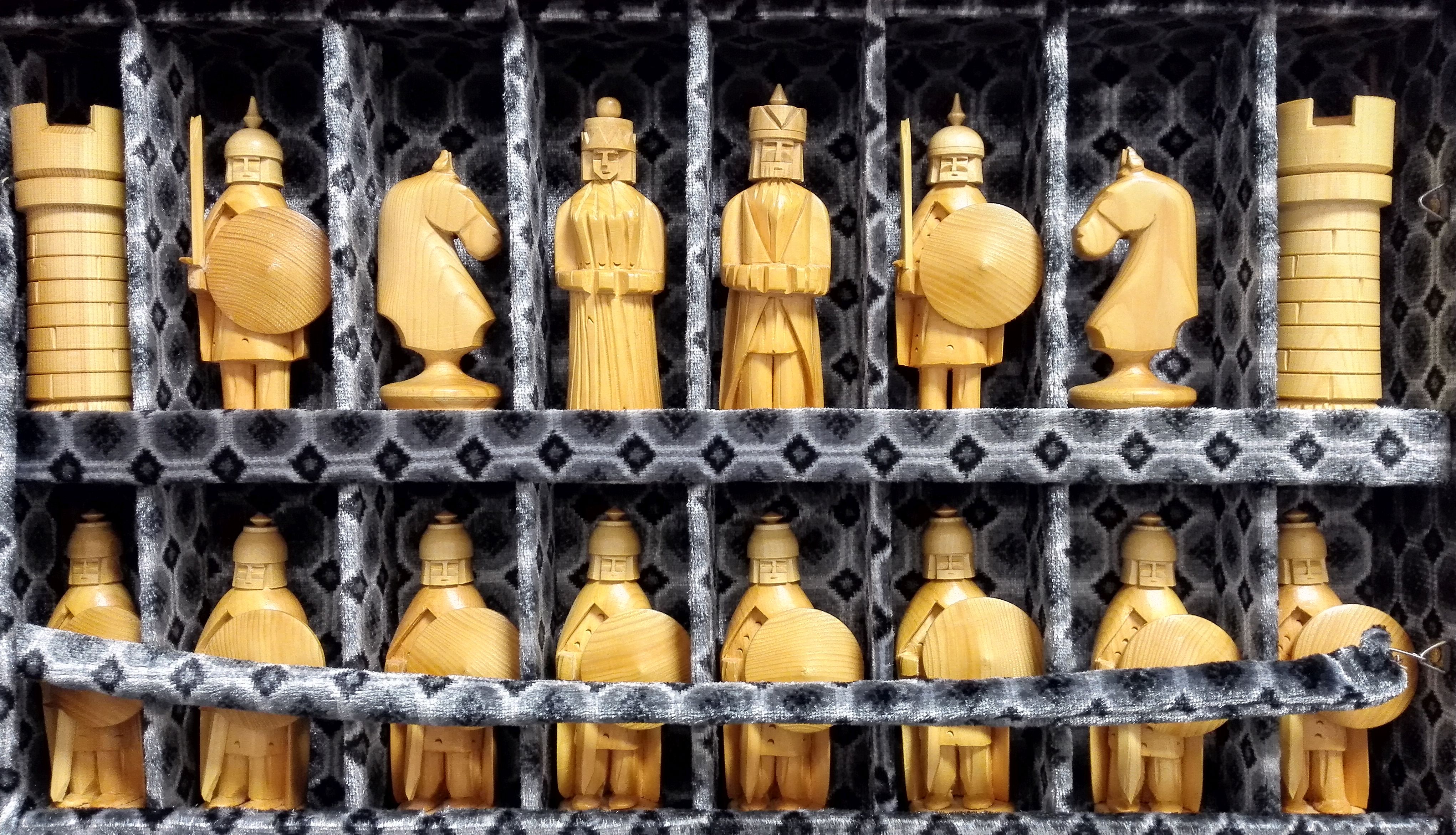 Unique Antique Soviet Chess Handmade. Vintage Russian Chess - Inspire ...