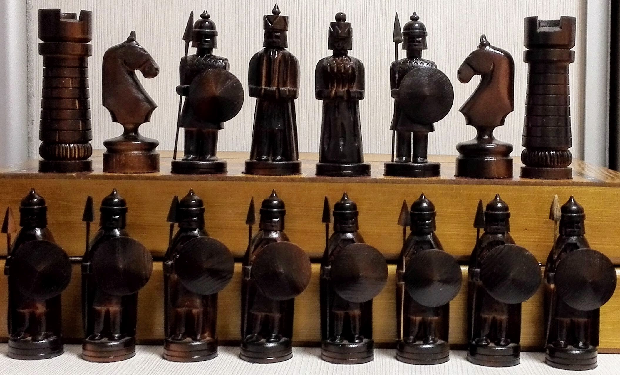 Unique Antique Soviet Chess Handmade. Vintage Russian Chess - Inspire ...