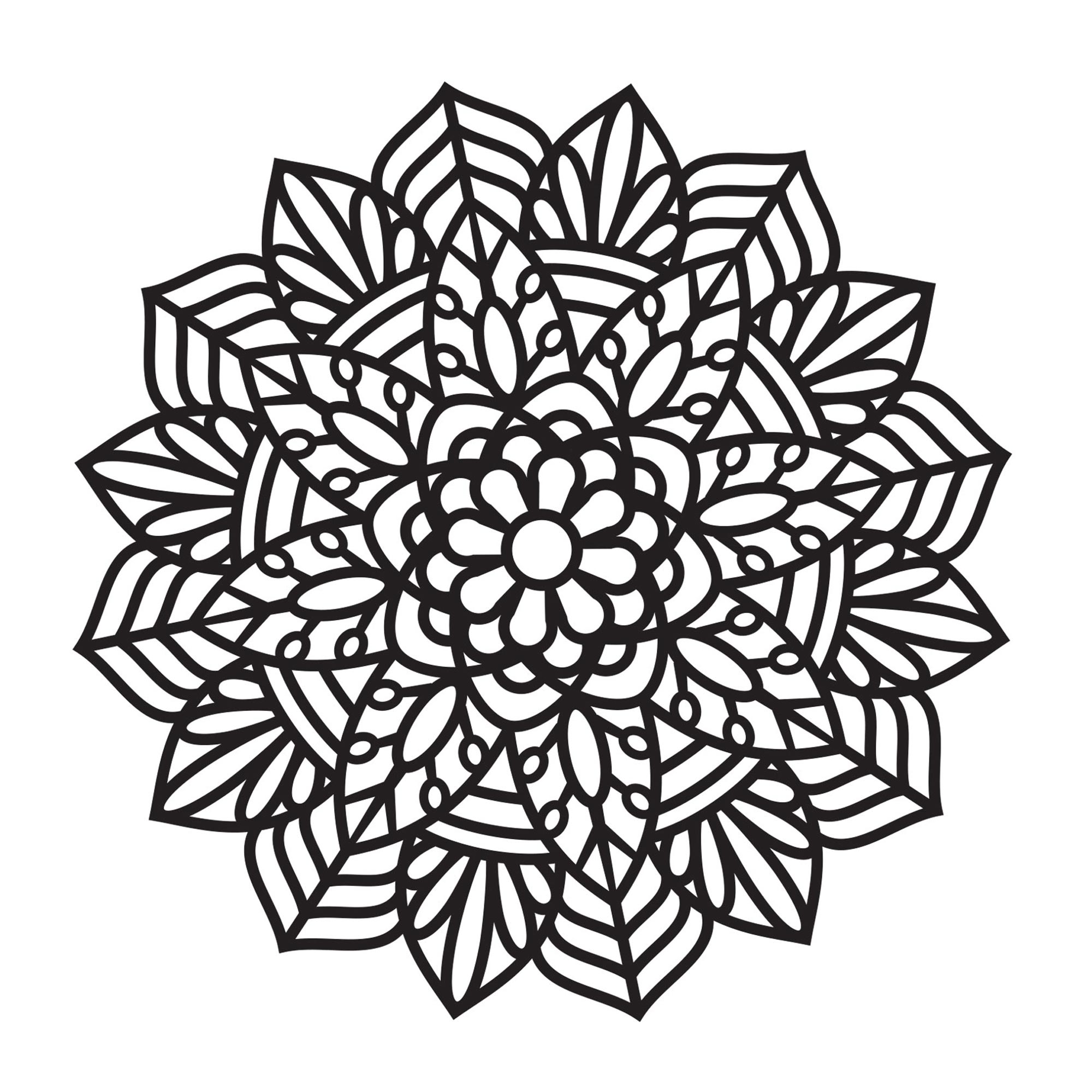 Flower mandala svg, floral mandala svg, flower mandala png, - Inspire ...