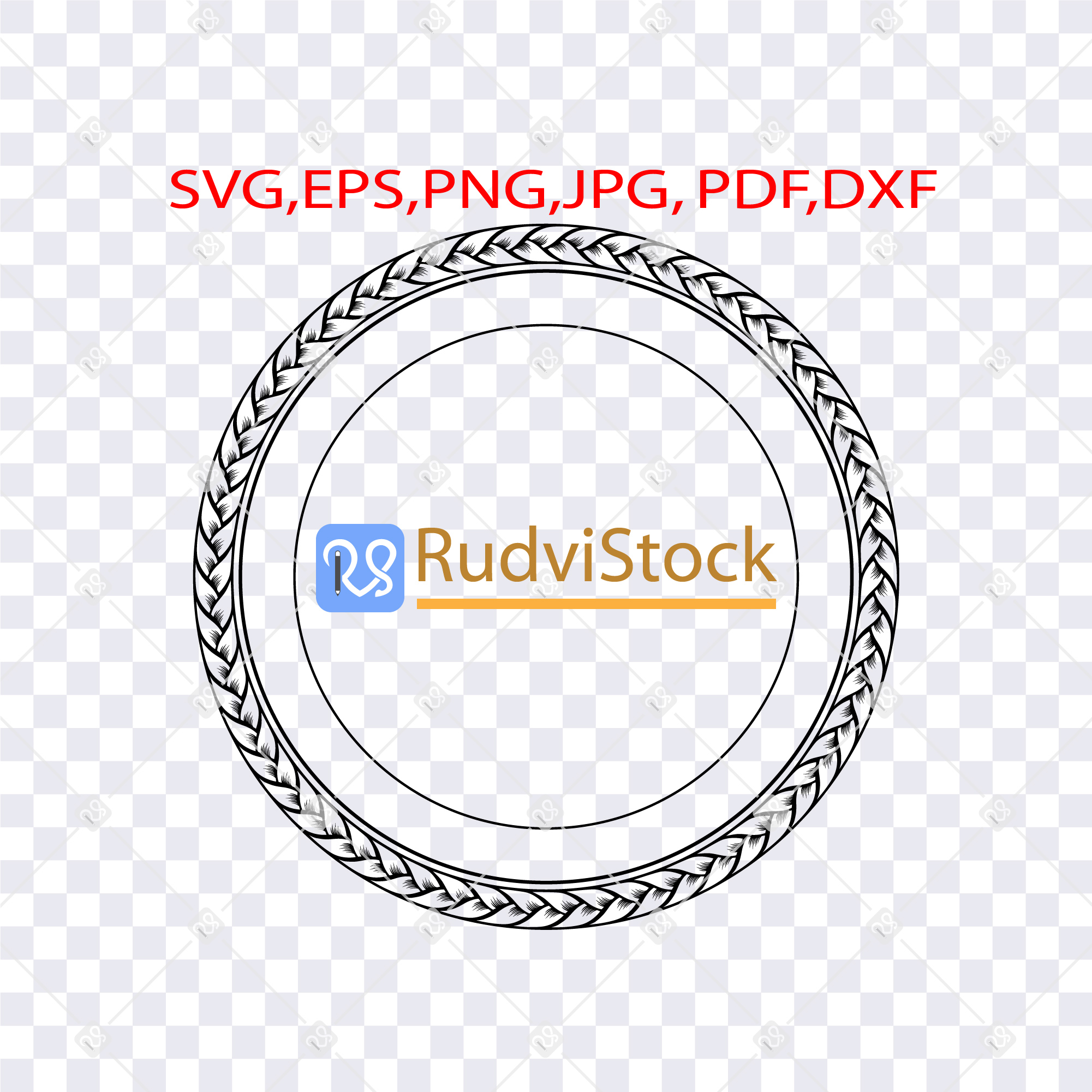 Polynesian circle frame border tribal design | Inspire Uplift