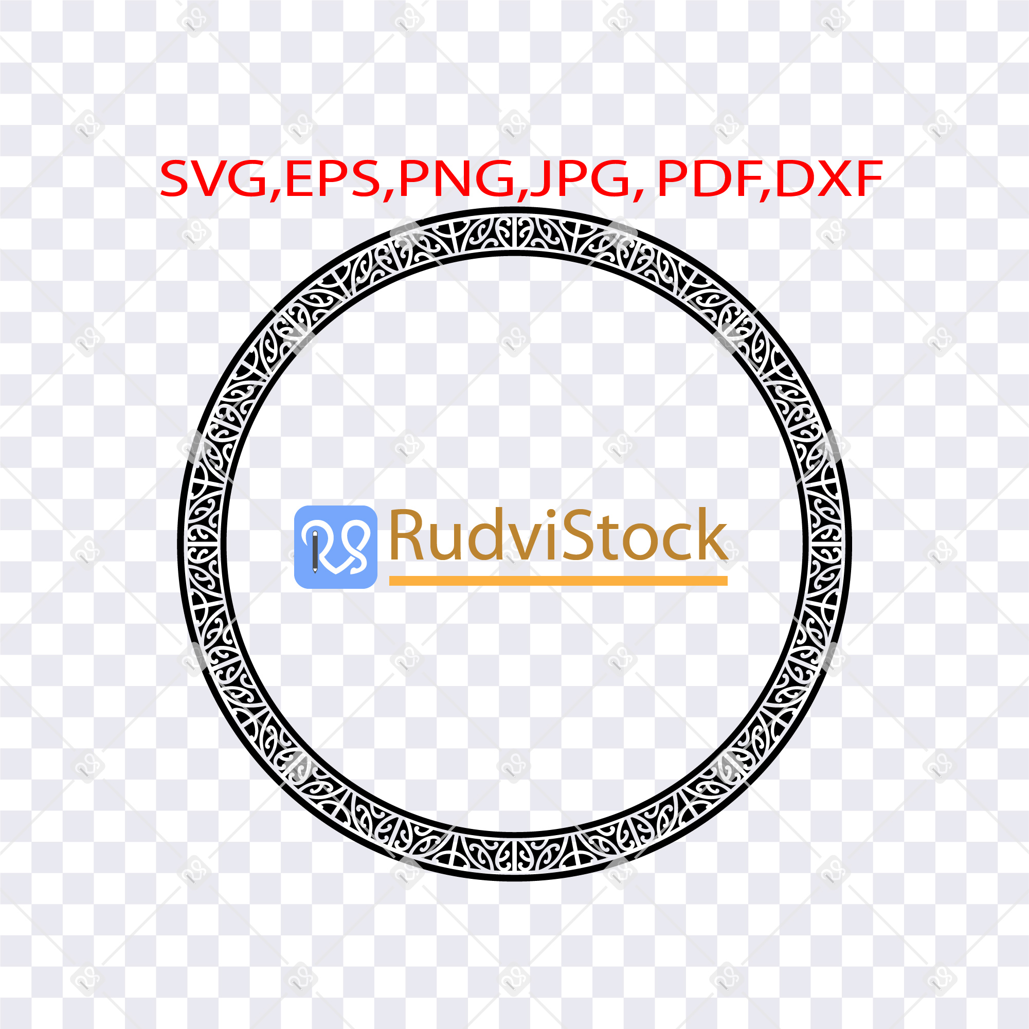 Maori circle tribal border stencil | Inspire Uplift