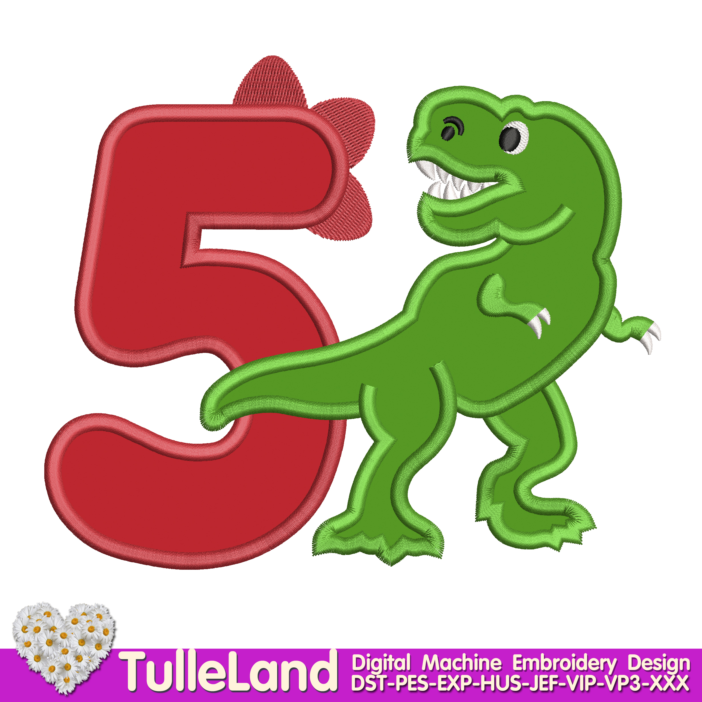 Rex Dino 5rd Birthday Tyrannosaurus Rex Dinosaur Design - Inspire Uplift