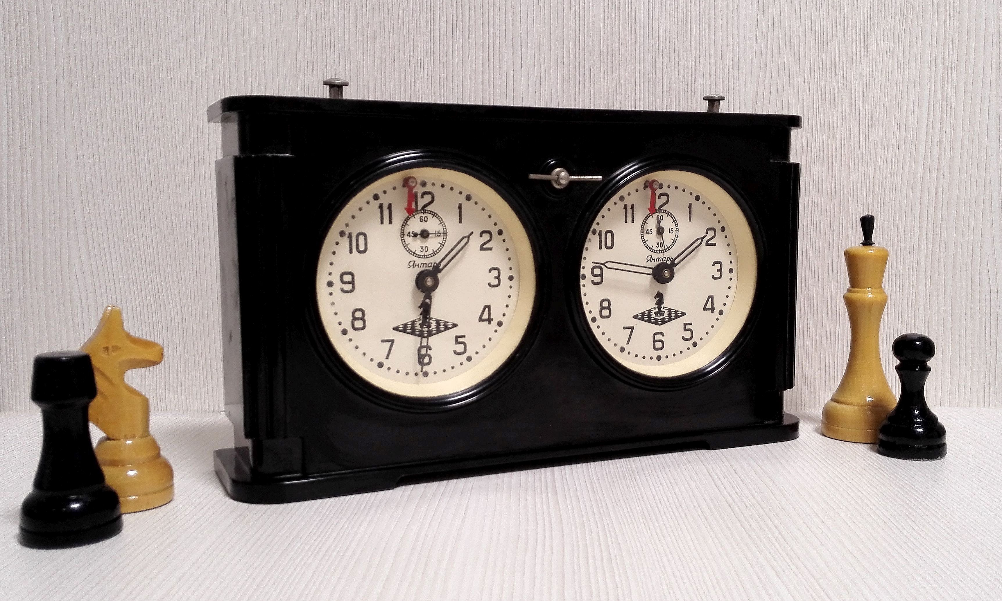 Soviet Bakelite Chess Clock Jantar. Vintage Chess Timer USSR | Inspire ...
