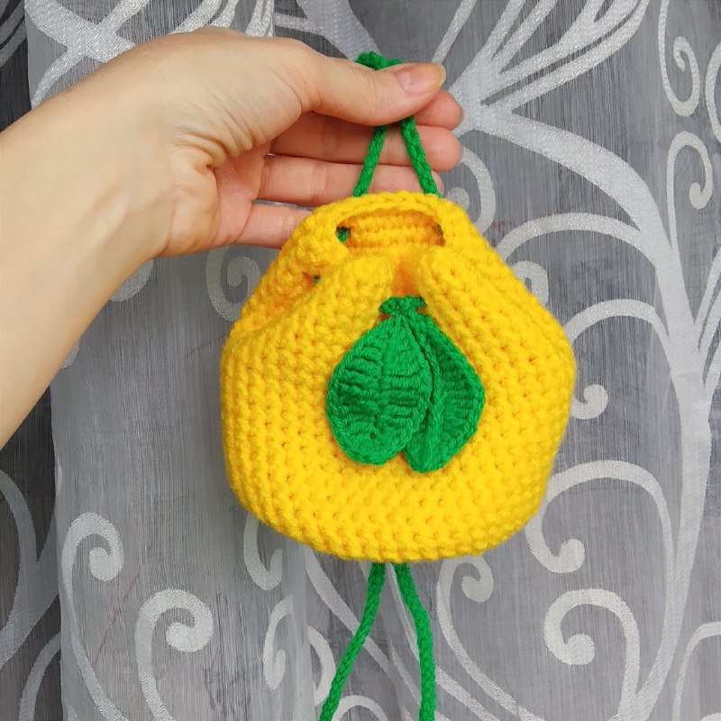 Cute coin pouch mini fruit bag, brightly colored pouch with - Inspire ...