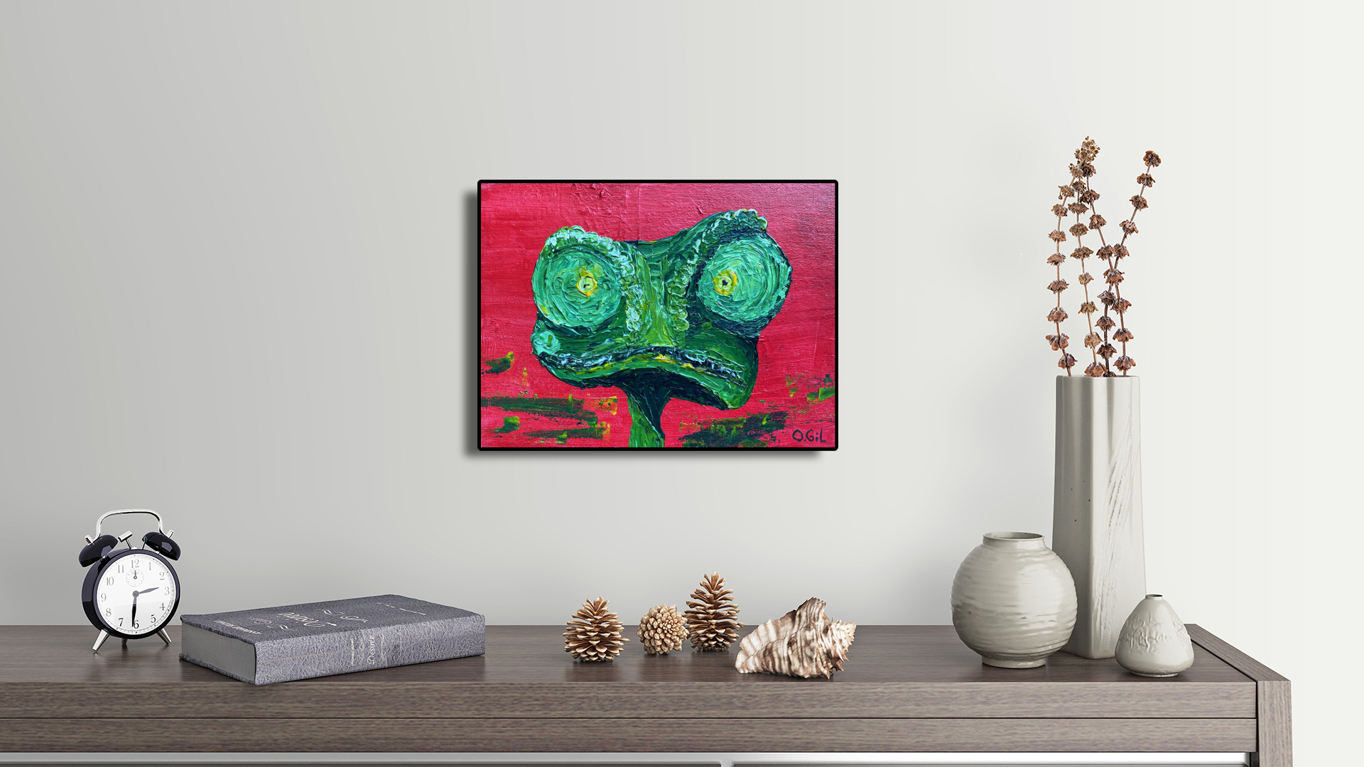 Rango Chameleon Wall Art Print, Rango Chameleon poster, Rang - Inspire ...