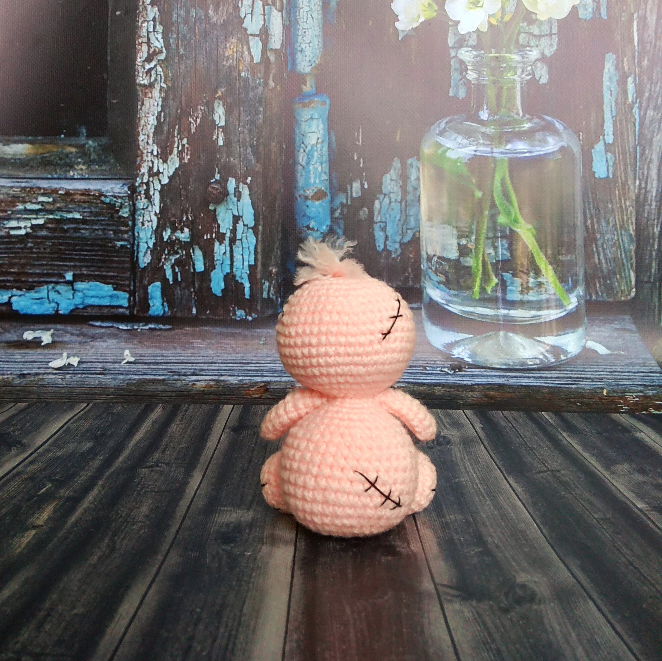 Miniature horror doll Scary teddy nightmare Voodoo doll Goth - Inspire ...