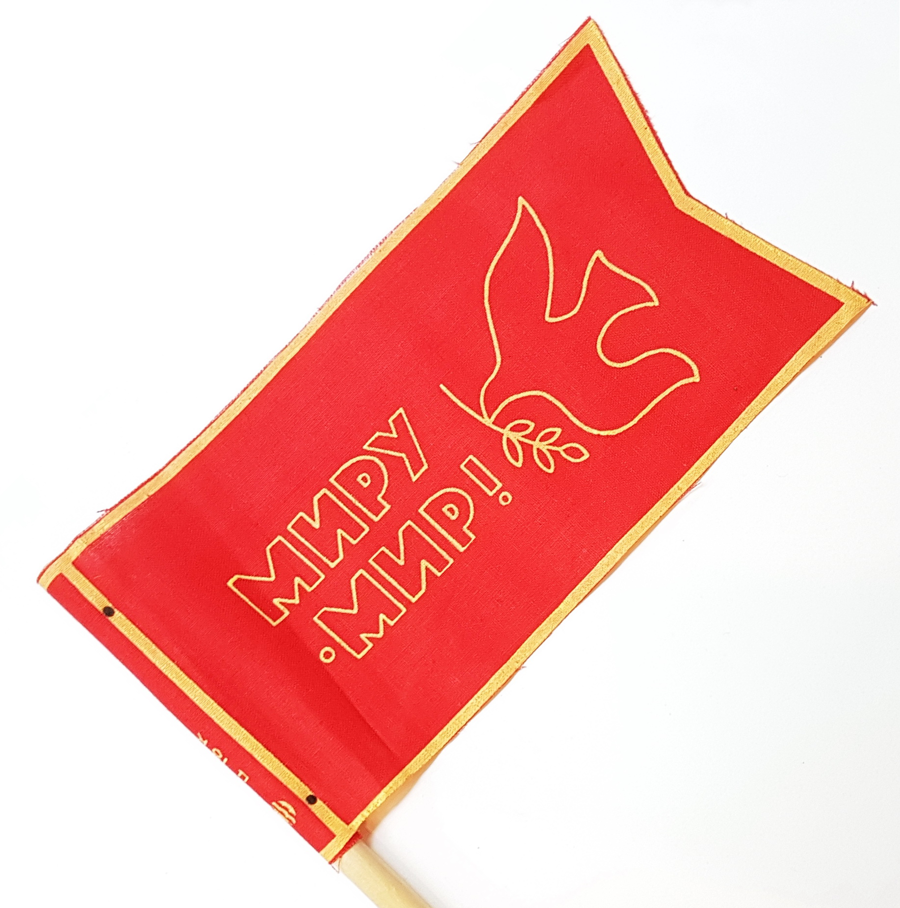 Vintage USSR Soviet Small Flag PEACE TO WORLD with DOVE Demo | Inspire ...