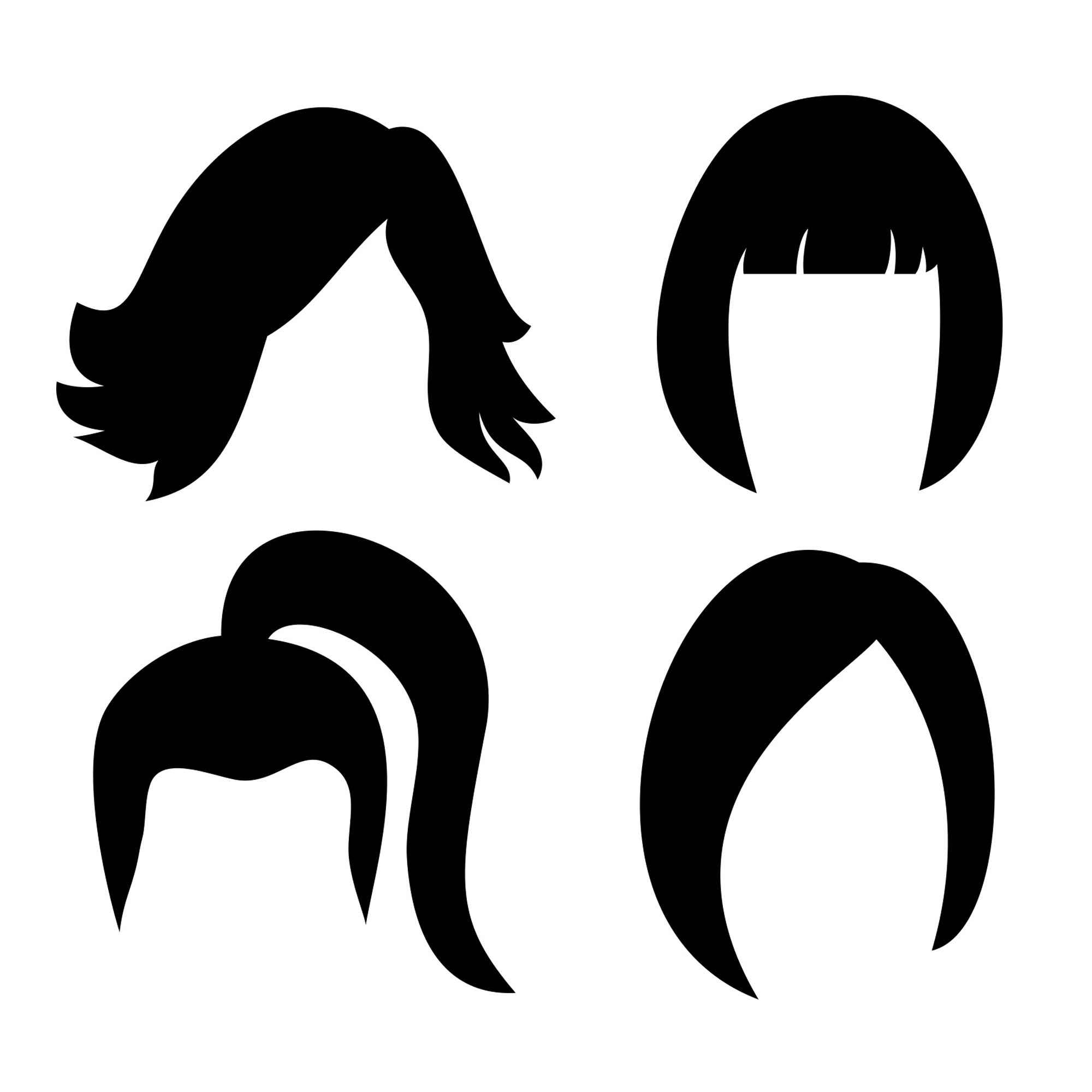 Hairstyle svg, hair style svg, haircut svg, hair cut svg, ha - Inspire ...