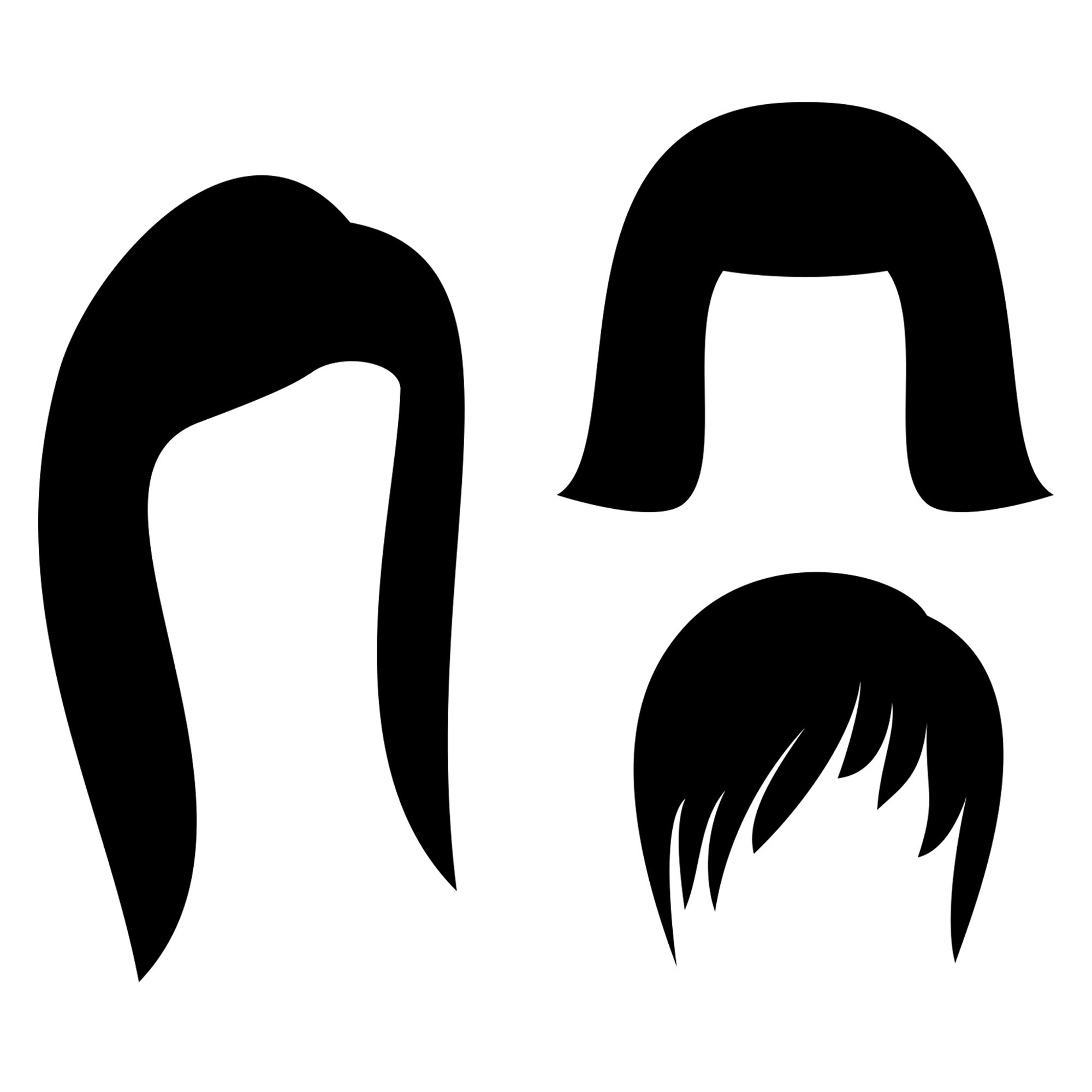 Hairstyle svg, hair style svg, haircut svg, hair cut svg, ha - Inspire ...